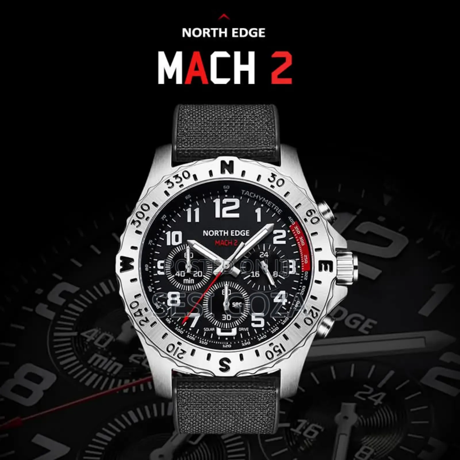 North Edge Mach 2 Solar in Abelemkpe - Watches, Sesi Goza | Jiji.com.gh