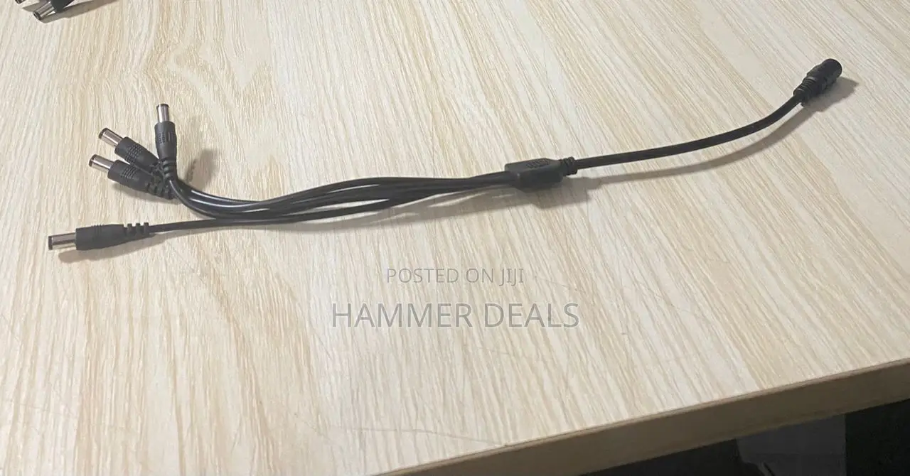 1 to 4 Way Power Splitter Adapter Cable for CCTV in Spintex - Computer ...