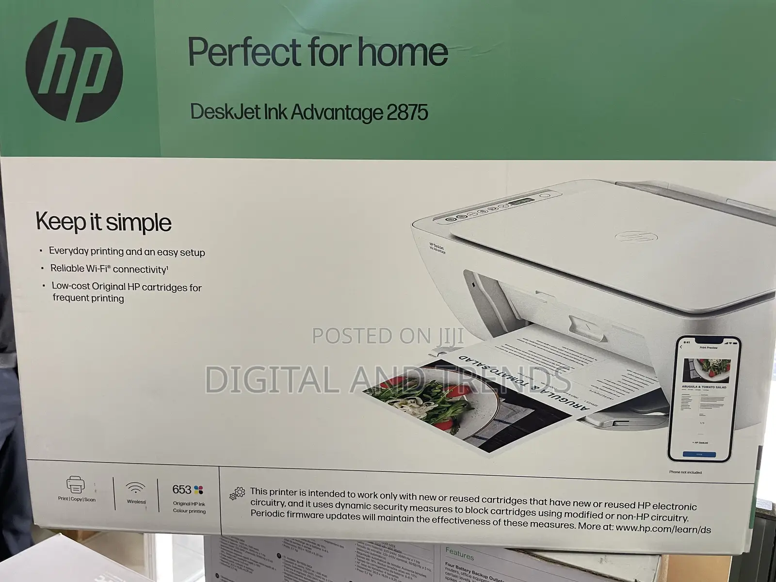 Hp Deskjet 2875 3-in-1 Wireless Printer in Kokomlemle - Printers ...