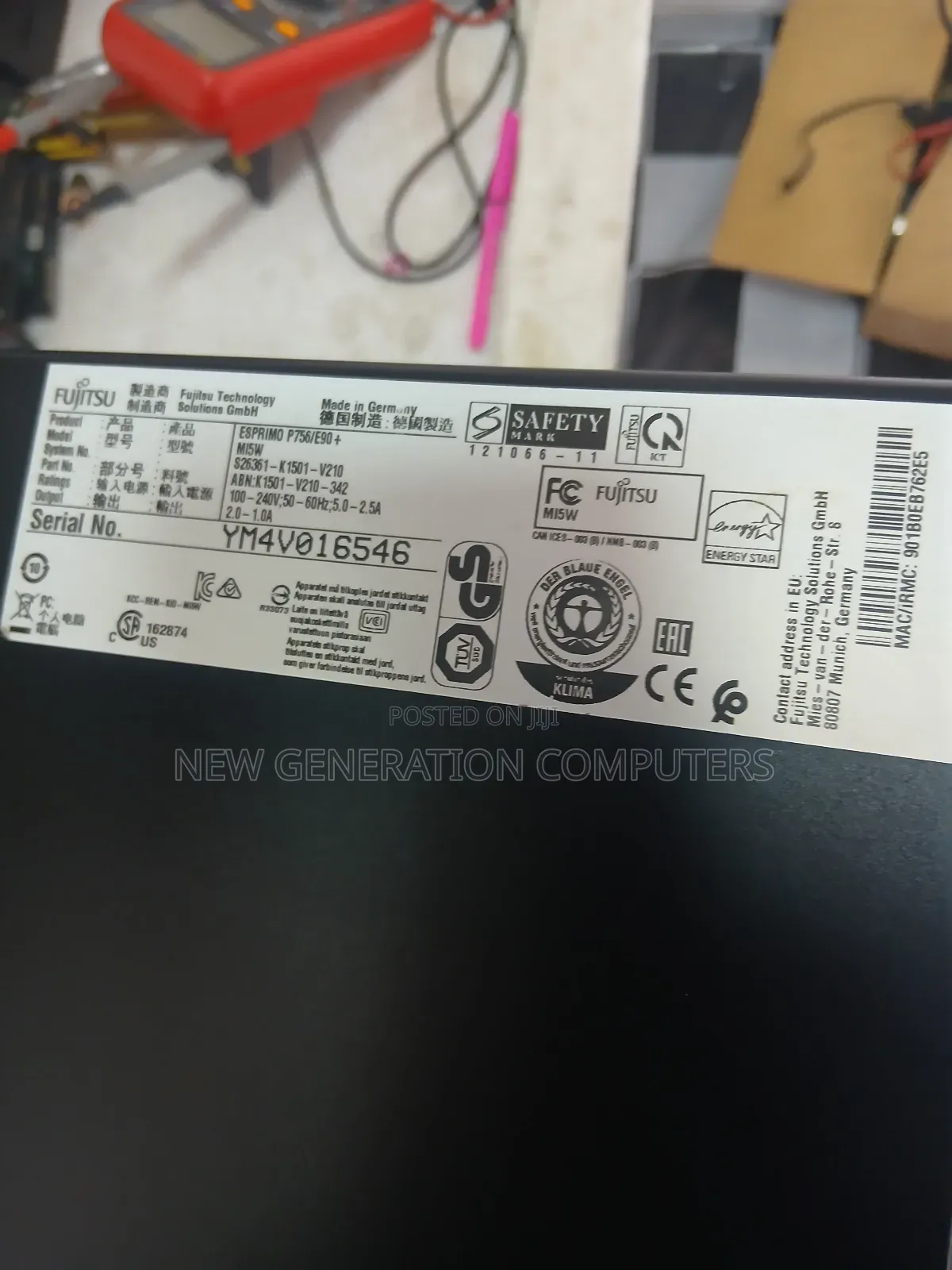 Desktop Computer Fujitsu Esprimo P758 8GB Intel Core I5 SSD 256GB in ...