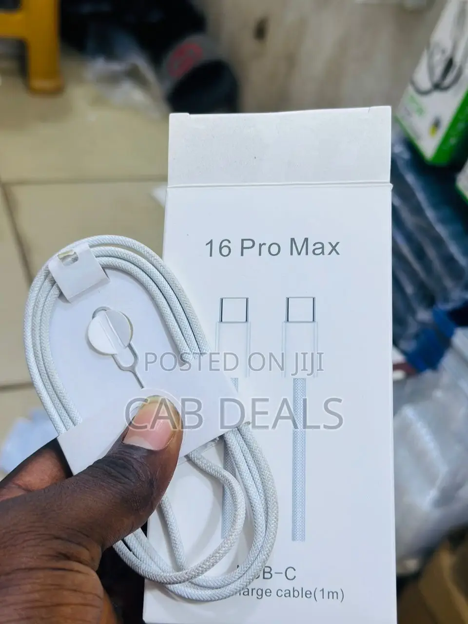 iPhone 15/16 Pro Max Original Cable + Free Sim Ejector. in Accra ...