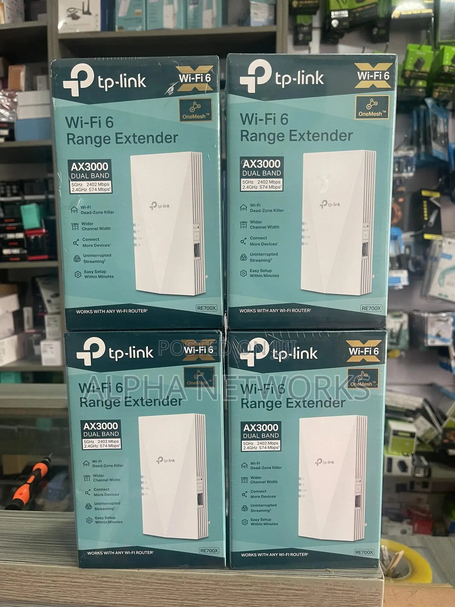 Tp Link Re700x Ax3000 Range Extender Weak Wifi Breaker in Lapaz ...