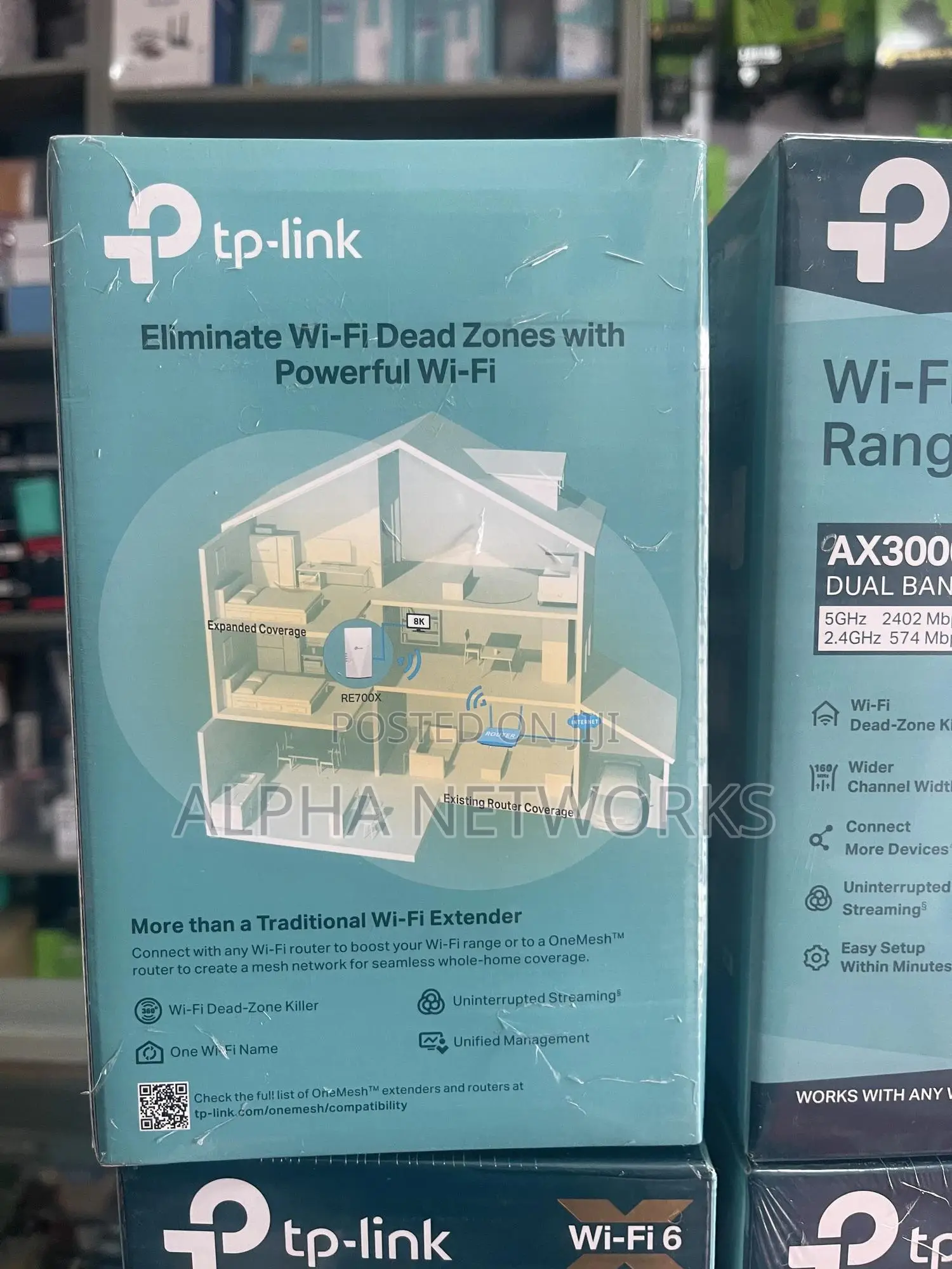 Tp Link Re700x Ax3000 Range Extender Weak Wifi Breaker in Lapaz ...