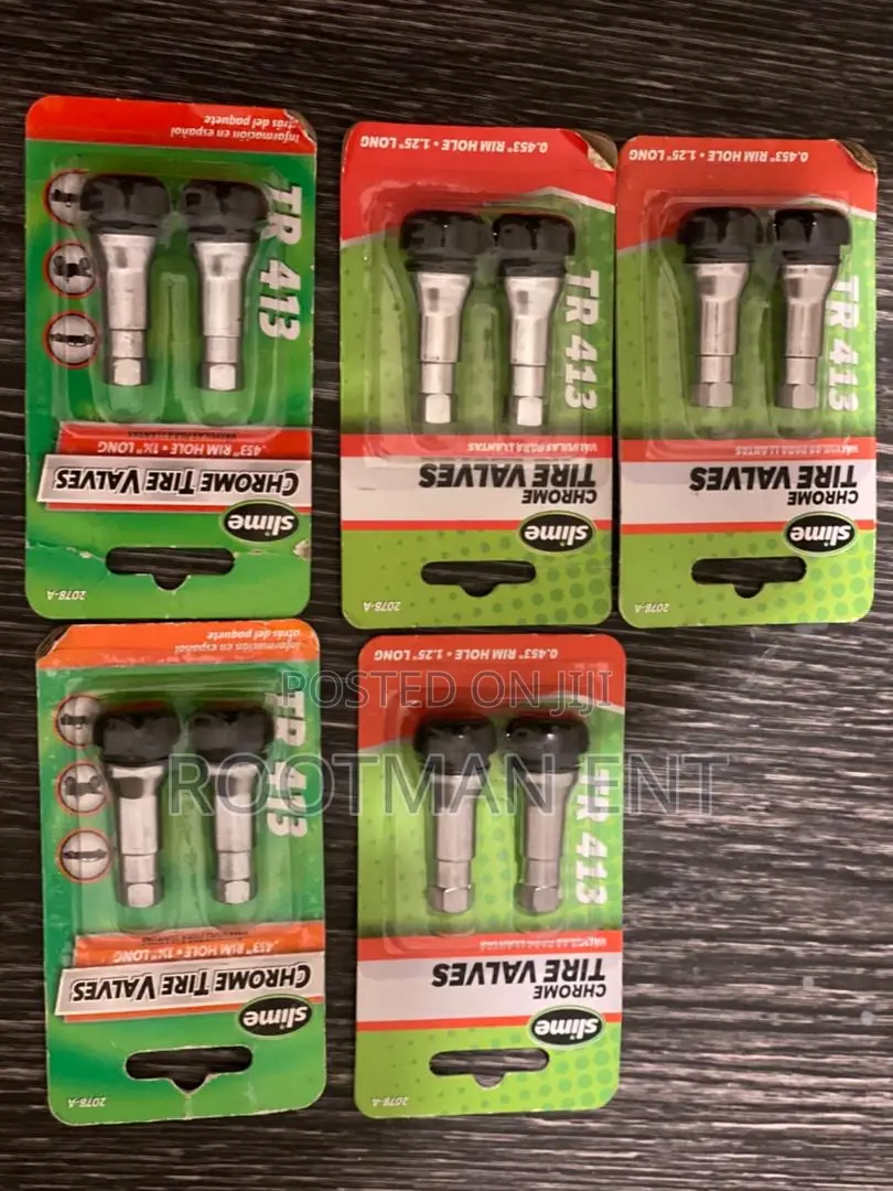 Slime 2078-a Chrome Tire Valve Stems, 1-1/4" Tr 413 in Accra Metropolitan - Vehicle Parts ...