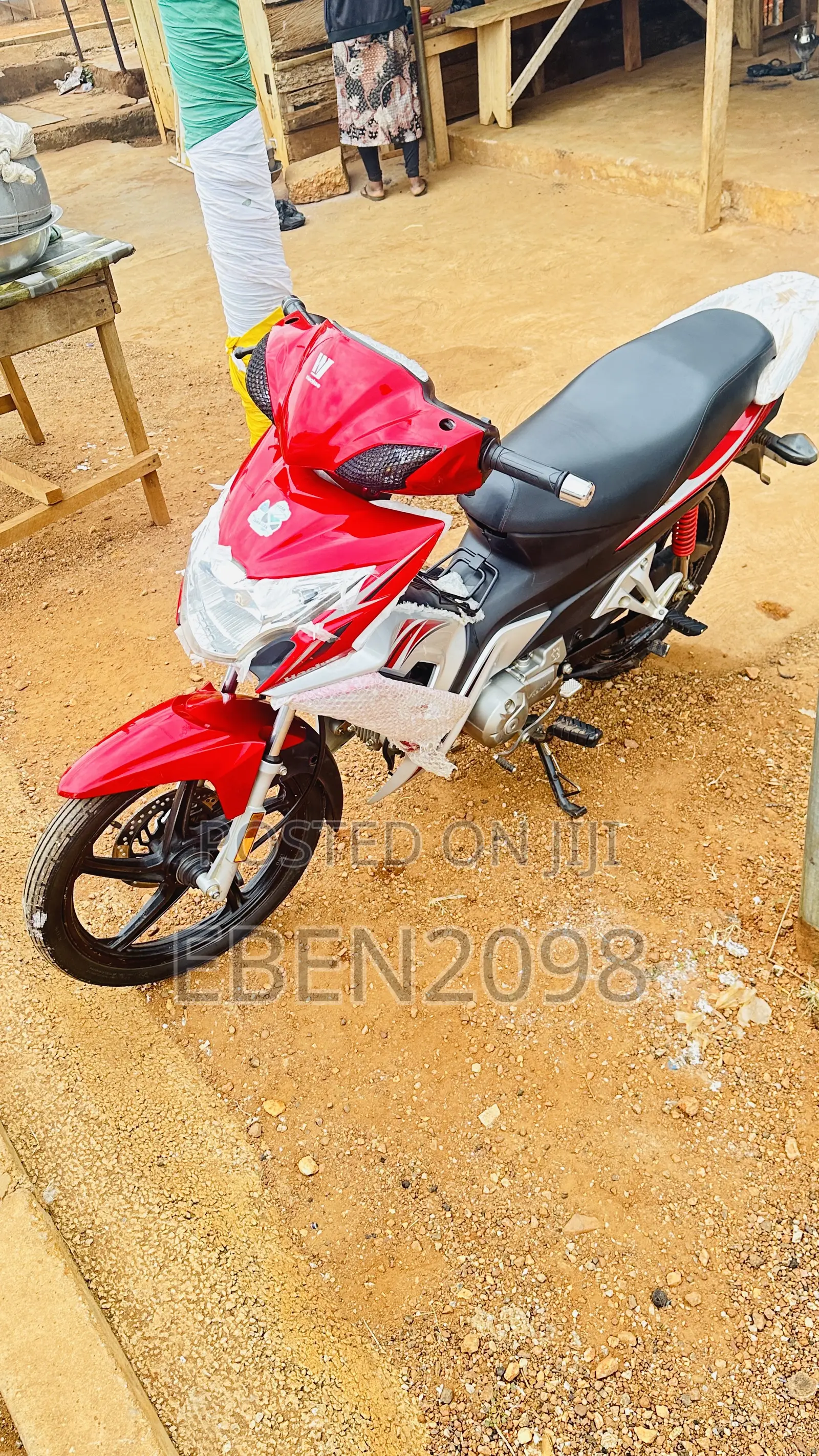 Haojue HJ110-3 2023 Red in Sunyani Municipal - Motorcycles & Scooters, Eben Gh | Jiji.com.gh