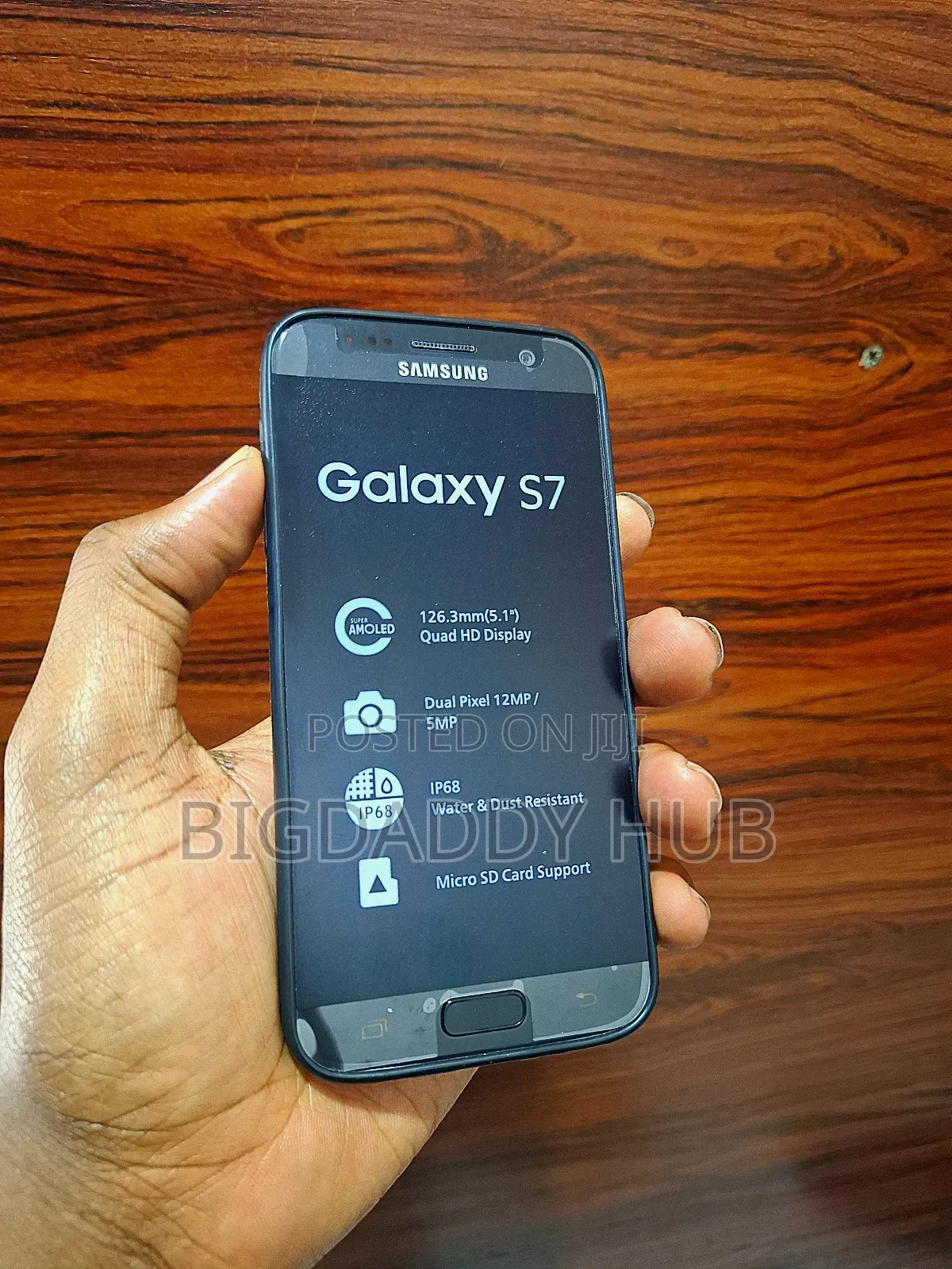 Samsung Galaxy S7 32 GB Black in Kumasi Metropolitan - Mobile Phones, Bigdaddy Hub | Jiji.com.gh