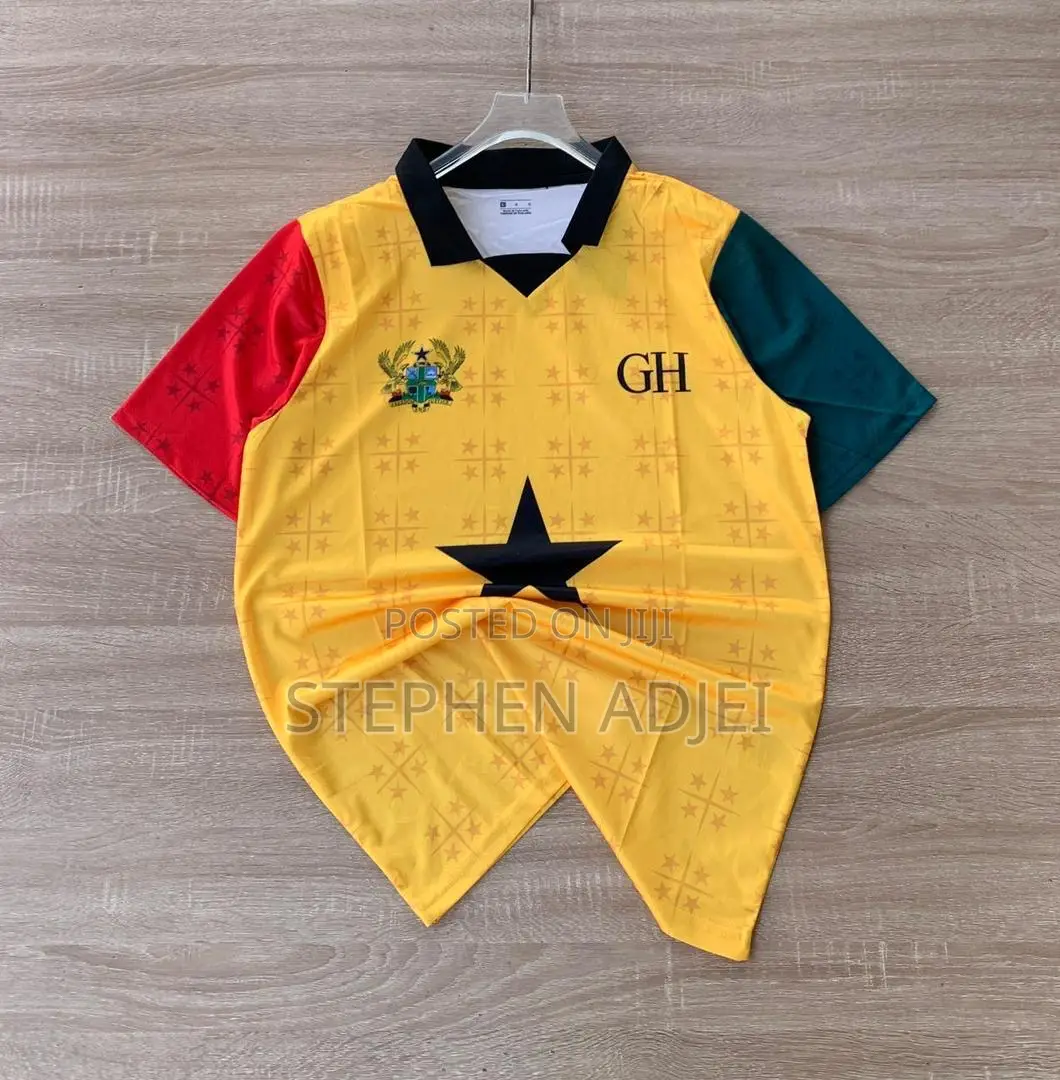 Authentic Retro Ghana Jersey in Kotobabi - Clothing, Stephen Adjei ...