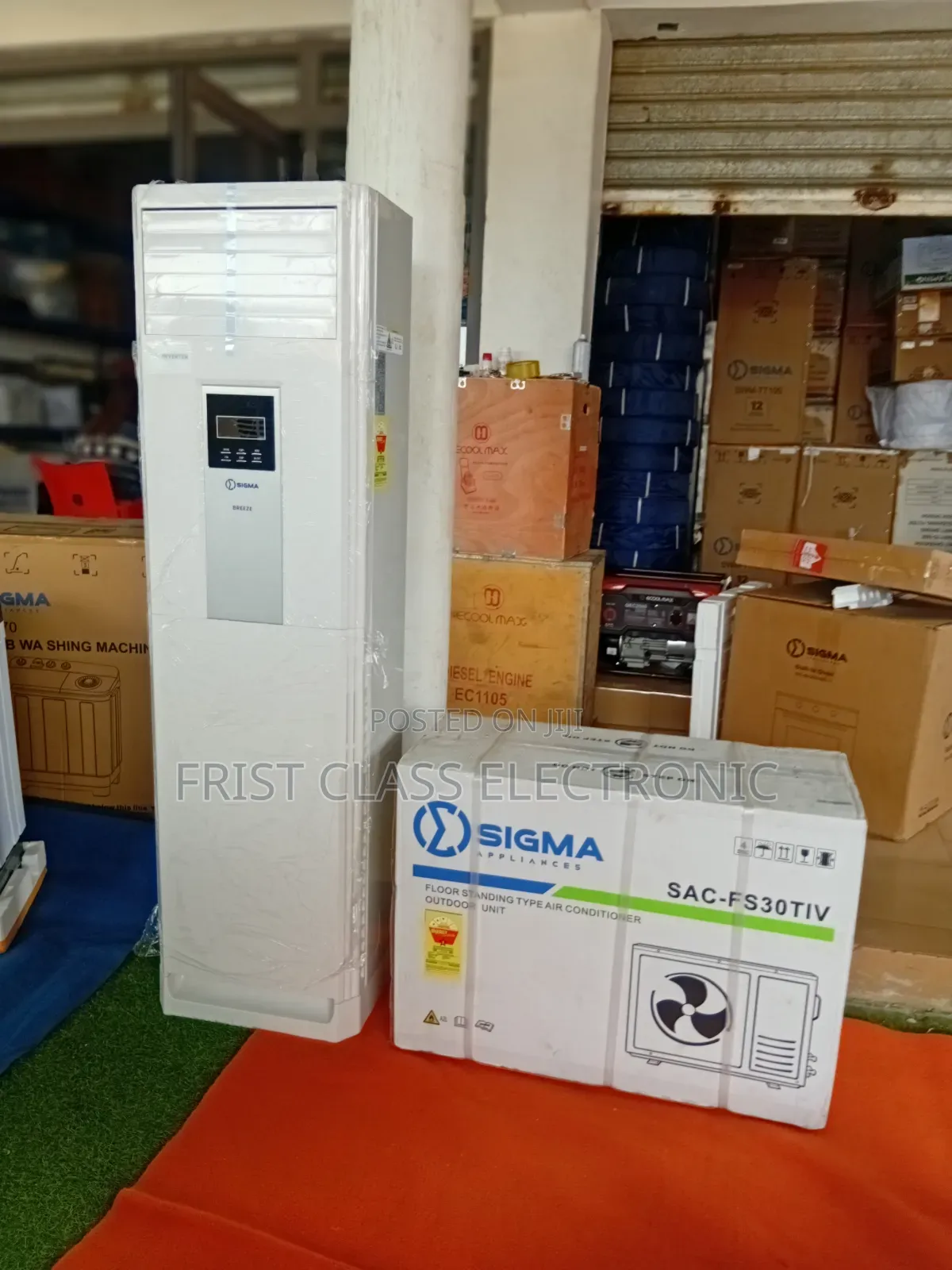 Tower Air Conditioner Sigma Outdoor and Indoor Unit in Accra ...