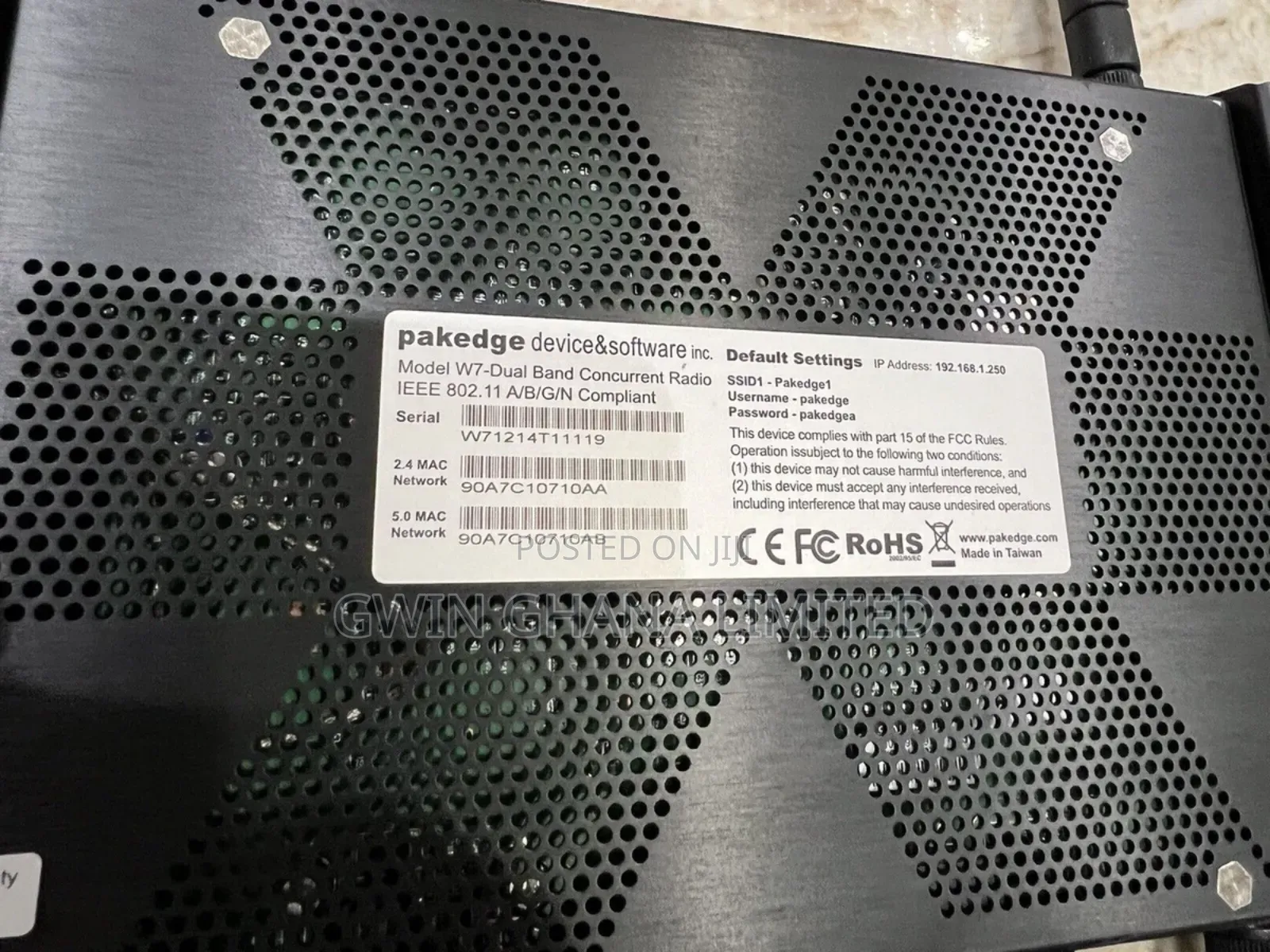 Pakedge W7 Dual-Band High Power Wifi 802.11ac Wireless Access Point ...