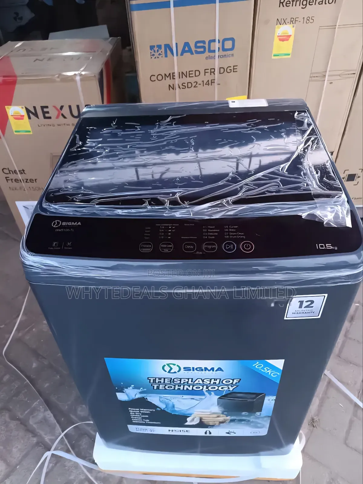 Sigma 10.5kg Top Load Fully Automatic Washing Machine| Wash| Rinse|Dry ...