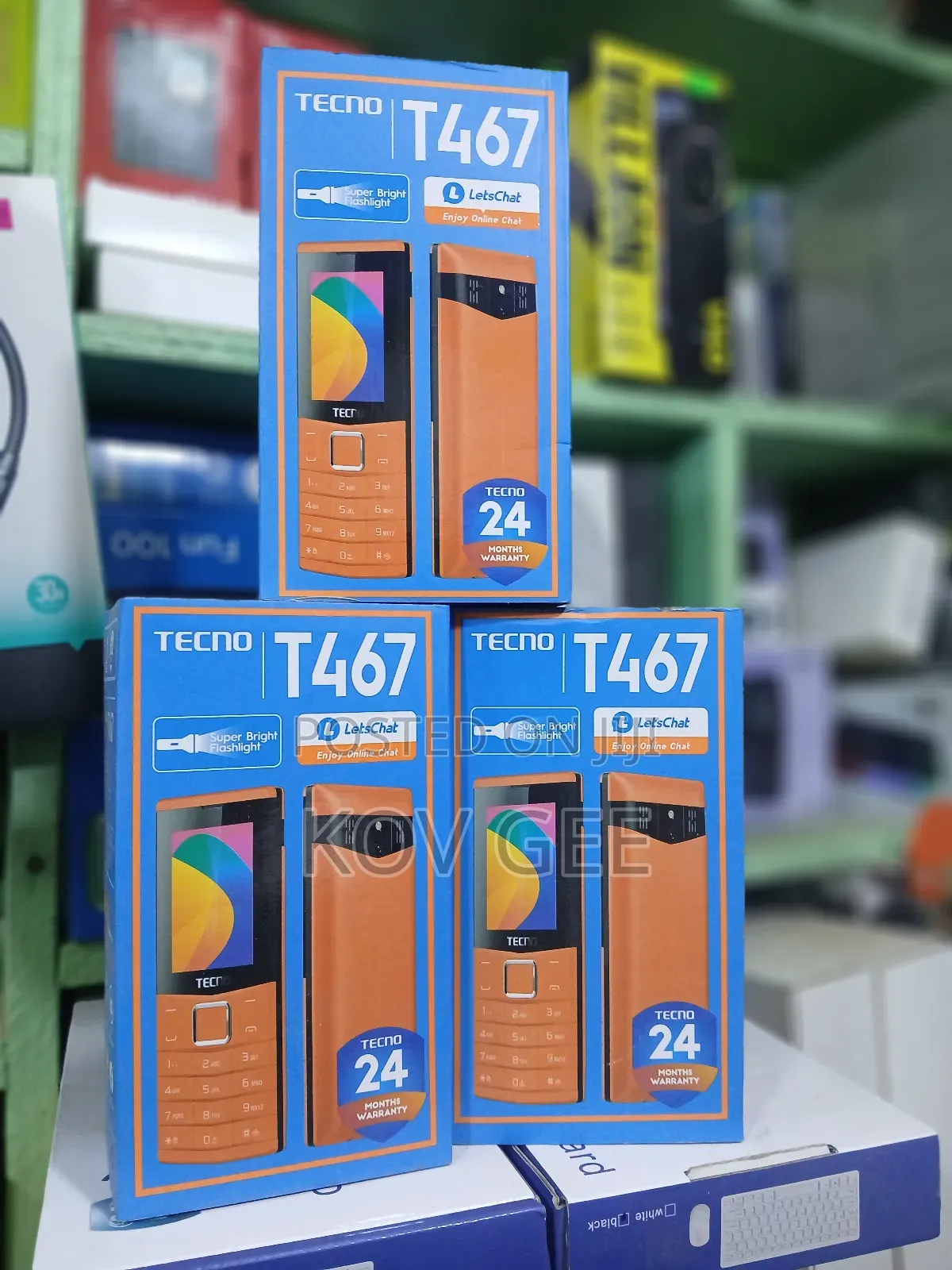 New Tecno T466 Gold in Tema Metropolitan - Mobile Phones, Kov Gee | Jiji.com.gh