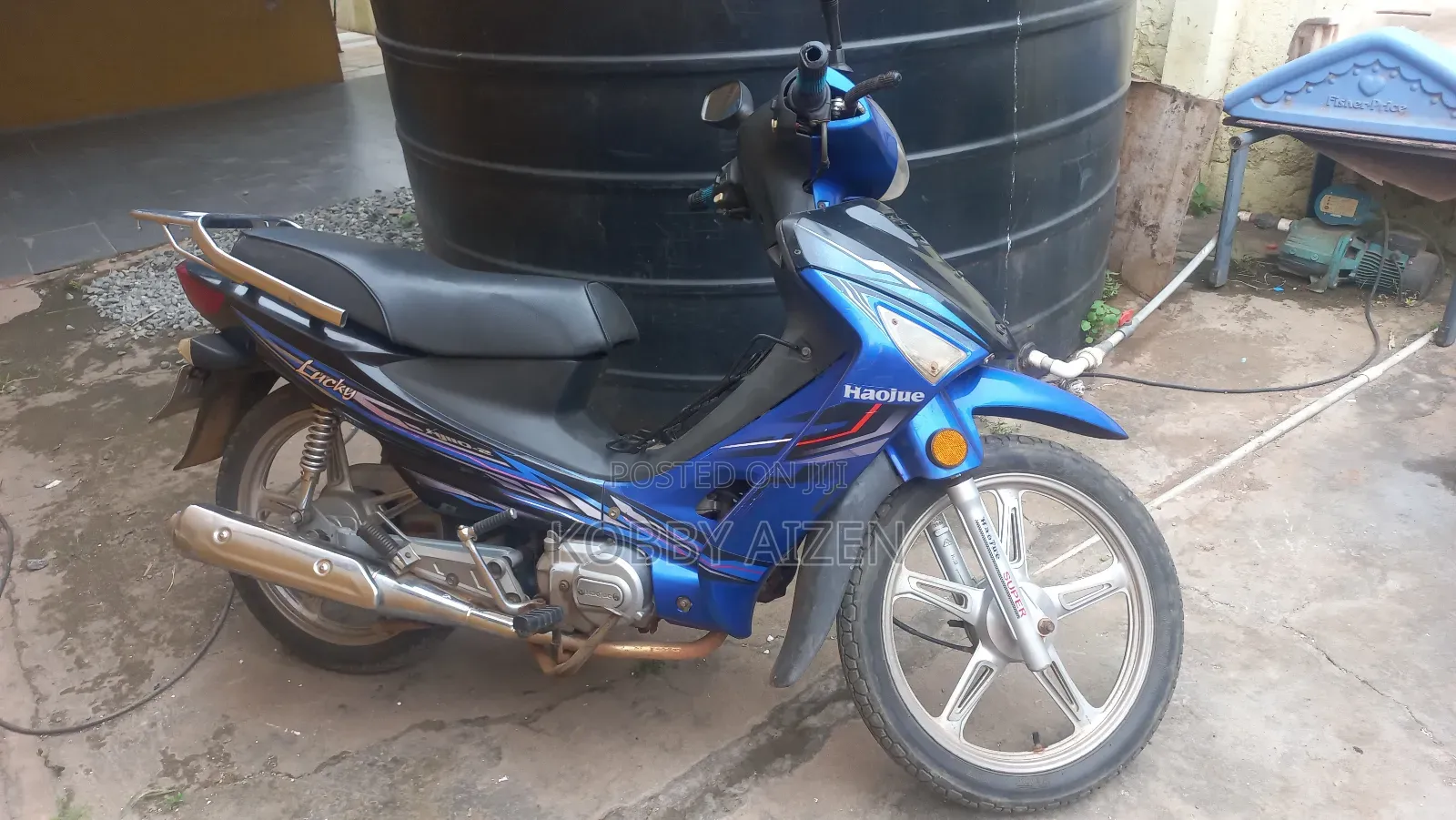 Haojue HJ110-5 2022 Blue in Ashaiman Municipal - Motorcycles & Scooters, Kobby Aizen | Jiji.com.gh