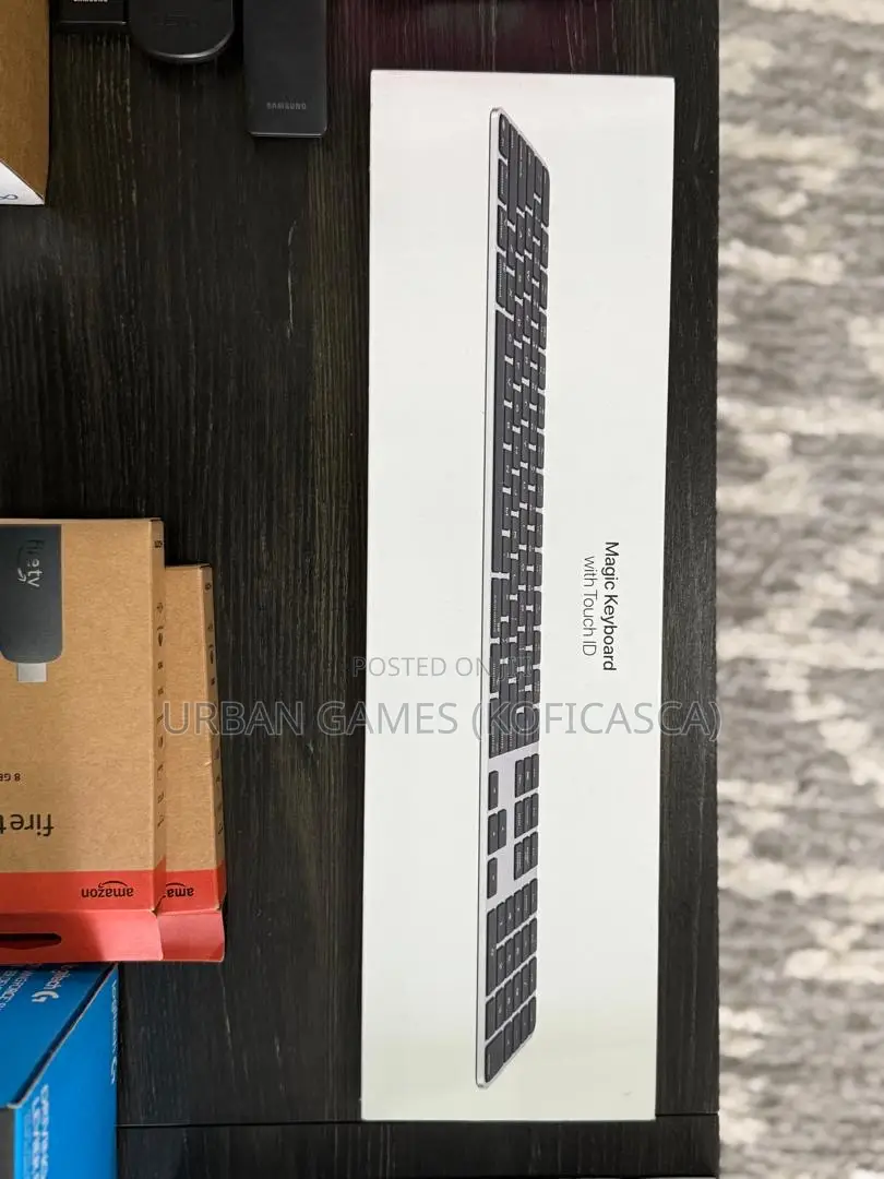 Apple Magic Keyboard With Touch Id and Numeric Keypad - Black in ...