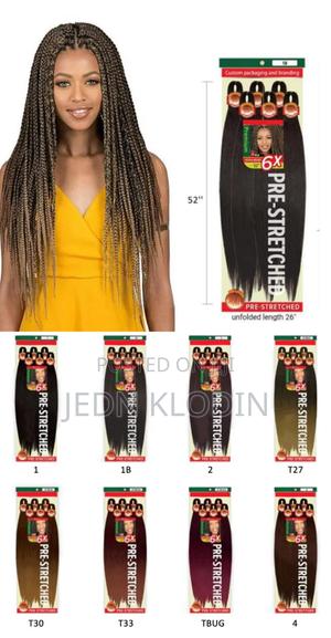 Expression 6-in-1 Pack Pre-Streched,Suitable for Braids,Crochets,Etc in ...