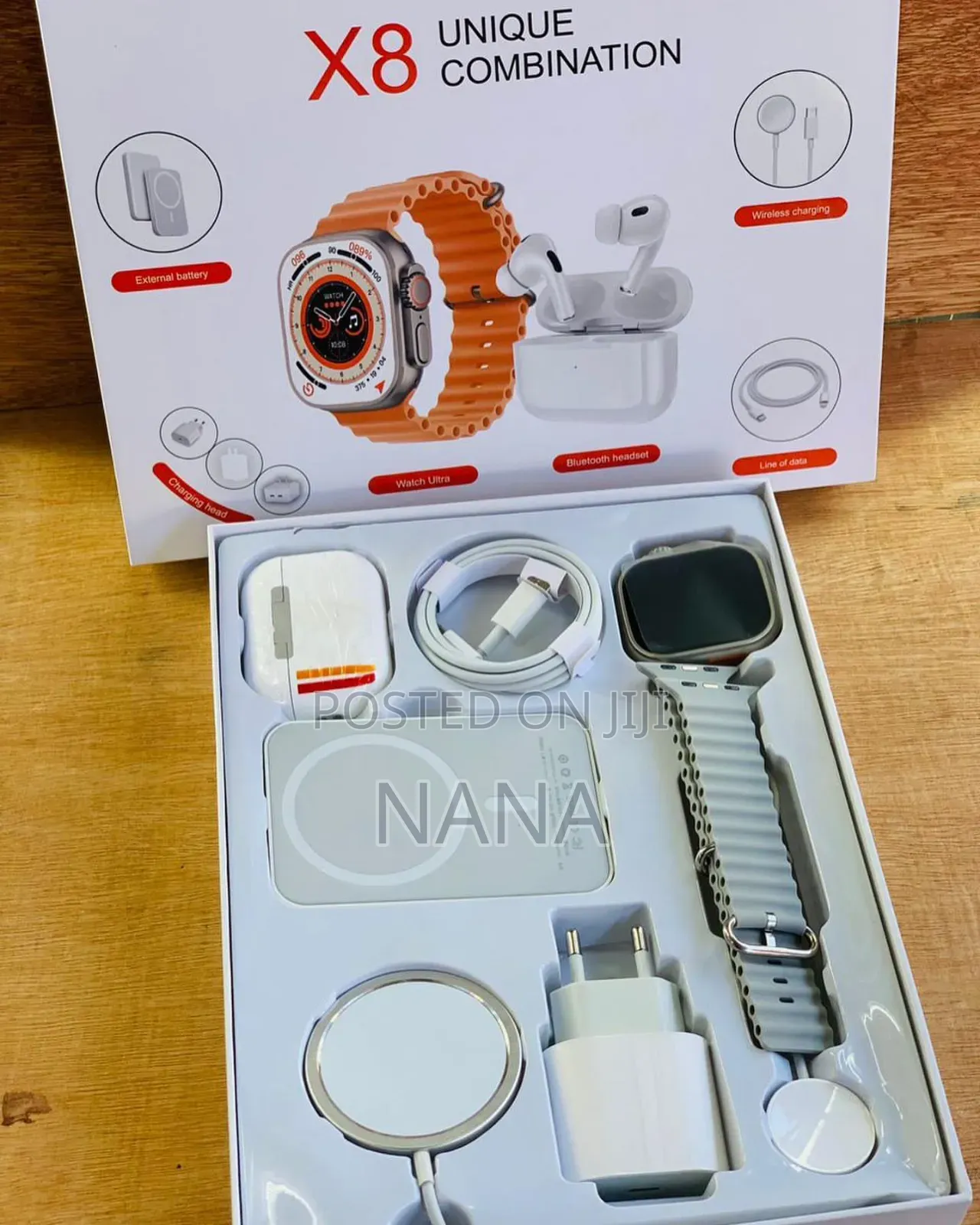 X8 Unique Combination Smartwatch 11111 in Tema Metropolitan - Smart ...