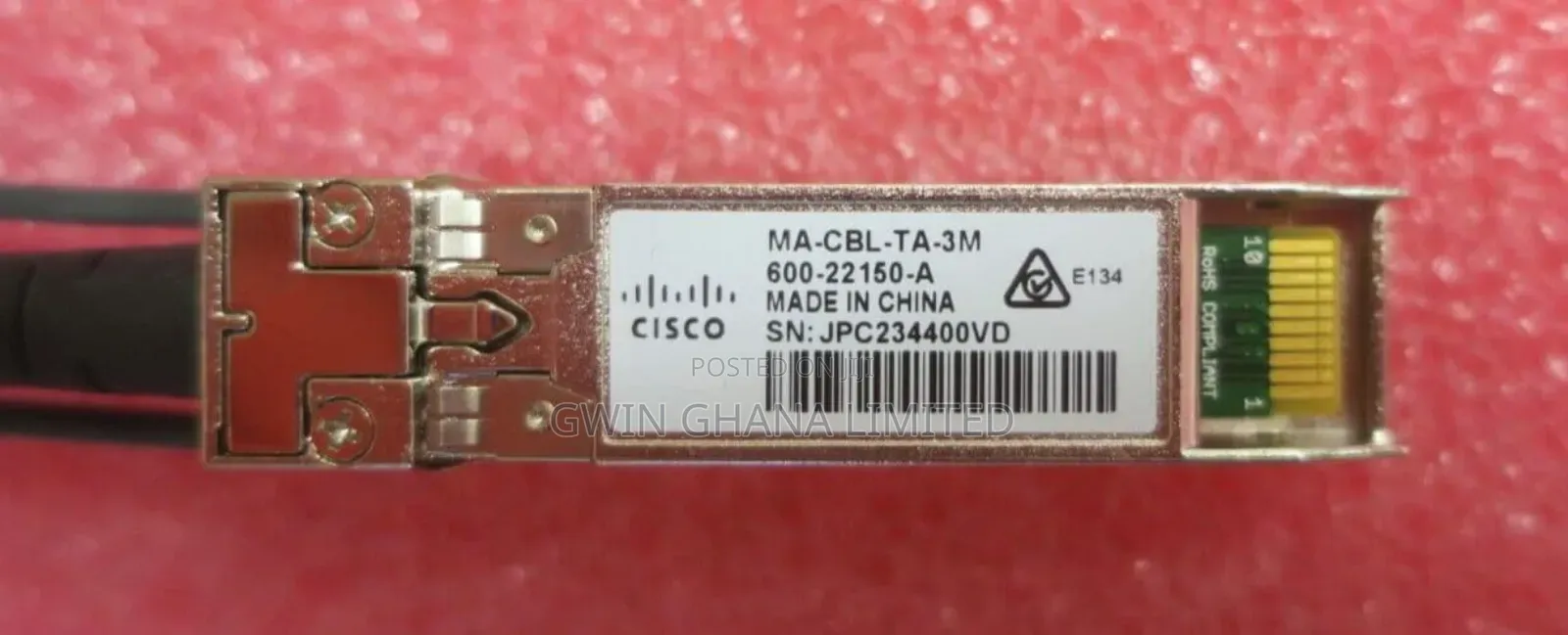 Cisco Meraki Ma-CBL-Ta-3m 10gbe Sfp+ to Sfp+ 3metre 3m Twinax Cable in Gbawe - Networking ...