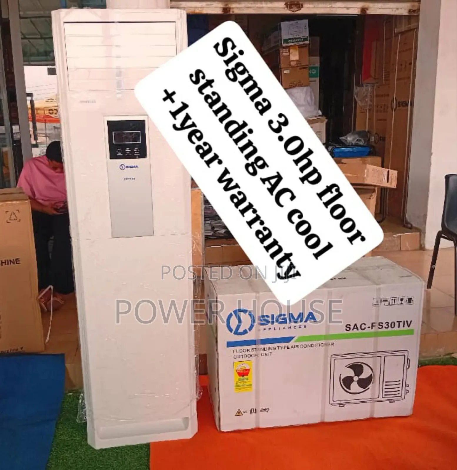 Chill Flex Sigma 3.0hp Floor Standing Ac Sigma 3.0hp Air-Conditioner in ...