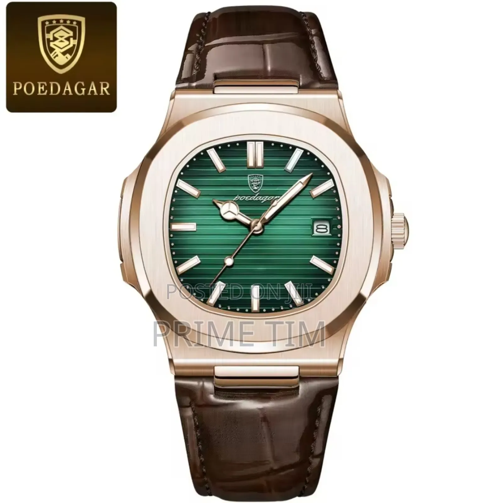 Poedagar Luxury Men's Watch - Rose Gold Green in Accra Metropolitan ...
