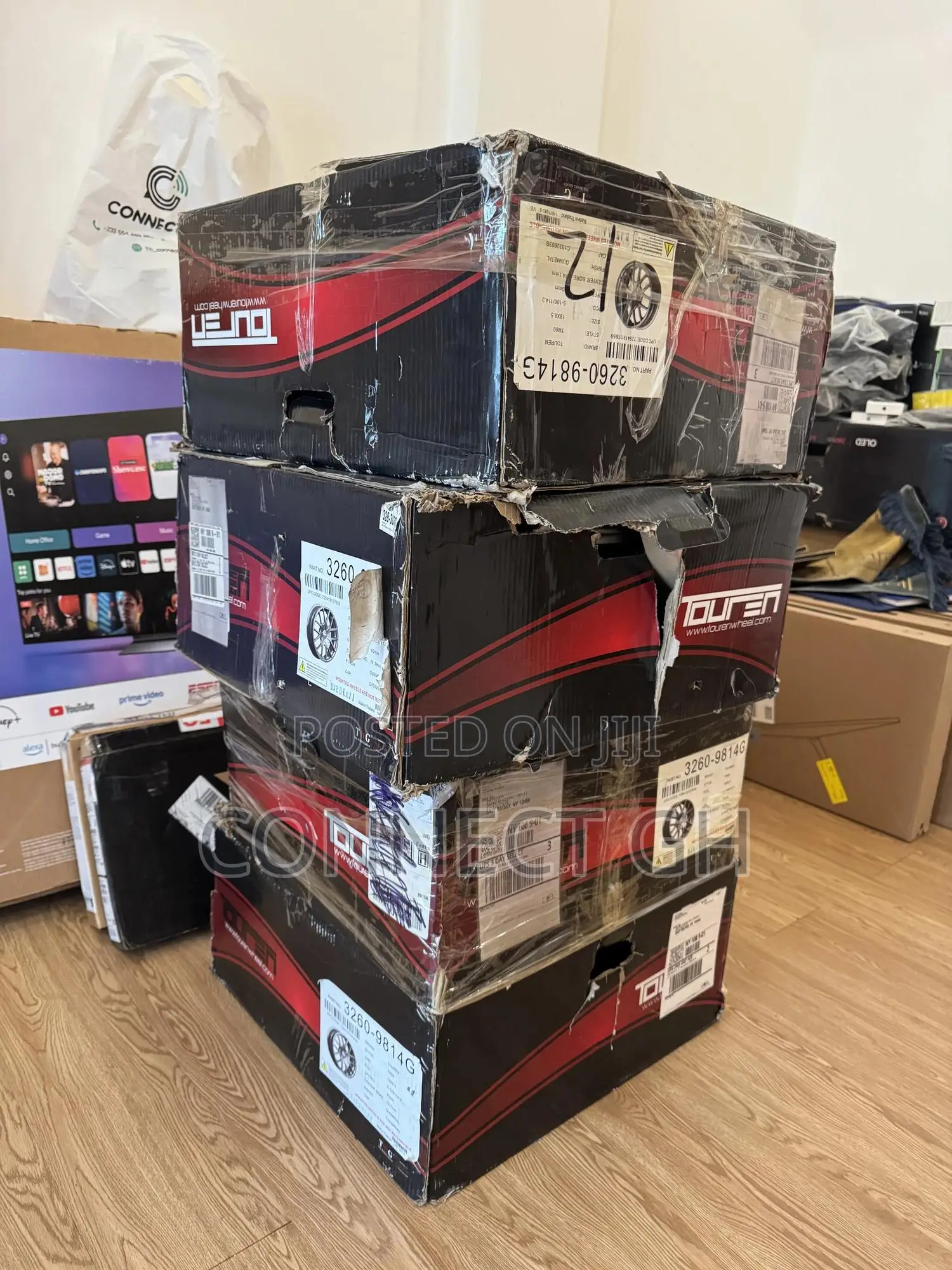 Touren Tr60 19x8.5 5x108/5x4.5" +40mm Gunmetal Wheel Rim 19" Inch in ...