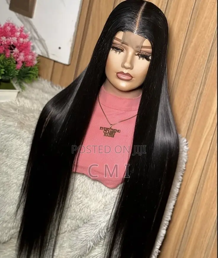 Brand New 28 Inches Long Black Slicky Wig in Accra Metropolitan - Hair ...