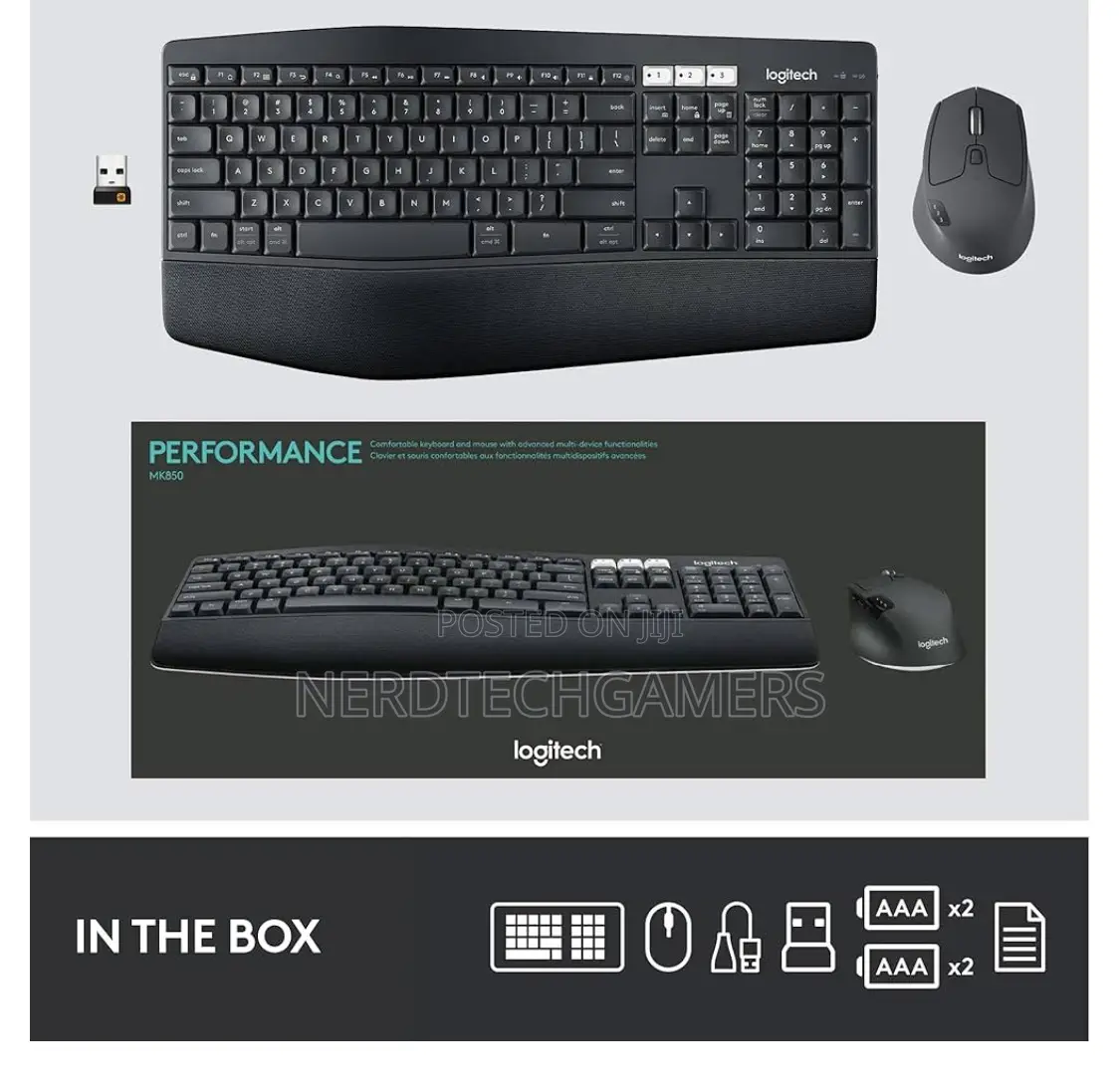 Logitech Mk850 Performance Wireless Keyboard and Mouse Combo in East ...