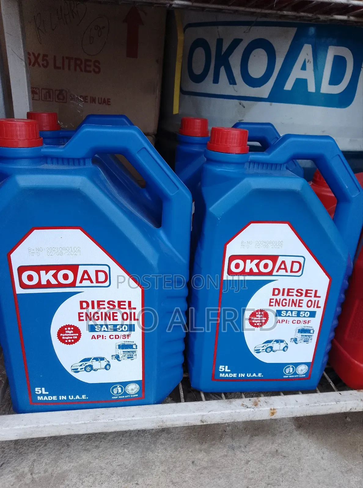 Okoad Sae 50 Diesel Engine Oil of 5 Liters in Nungua - Vehicle Parts ...
