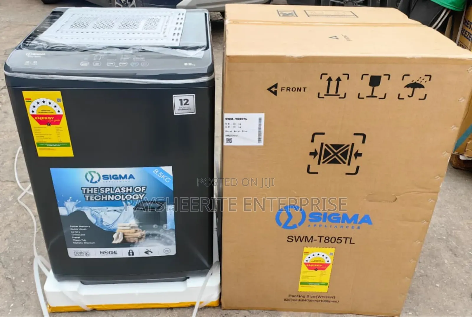 7 Star Sigma 8.5kg Fully Automatic Washing Machine in Accra ...