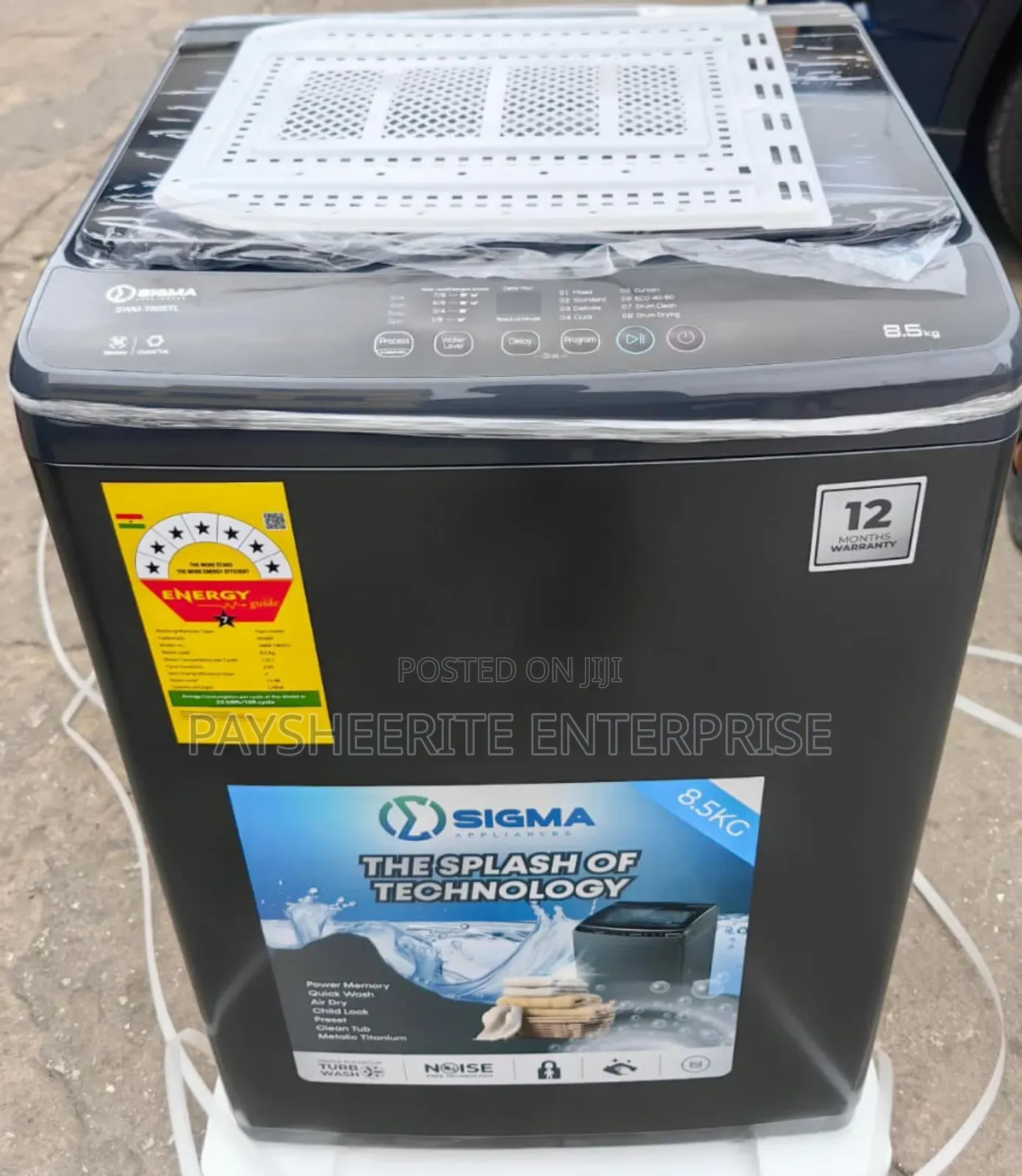 7 Star Sigma 8.5kg Fully Automatic Washing Machine in Accra ...