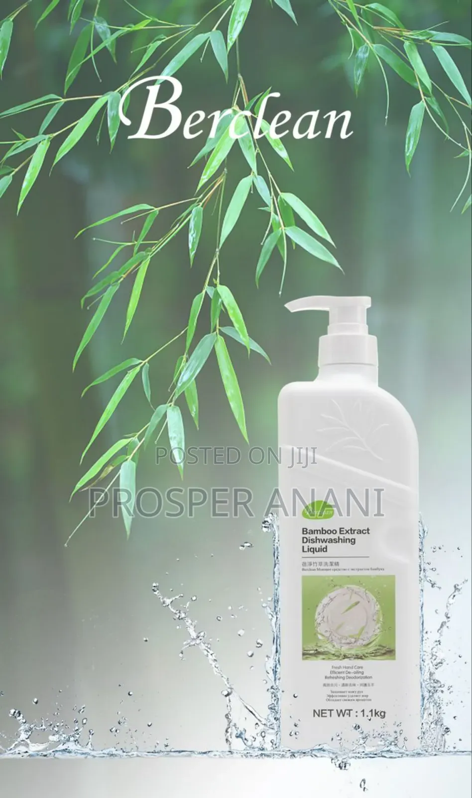 Berclean Bamboo Extract Dishwashing Liquid 1.1kg in Spintex ...