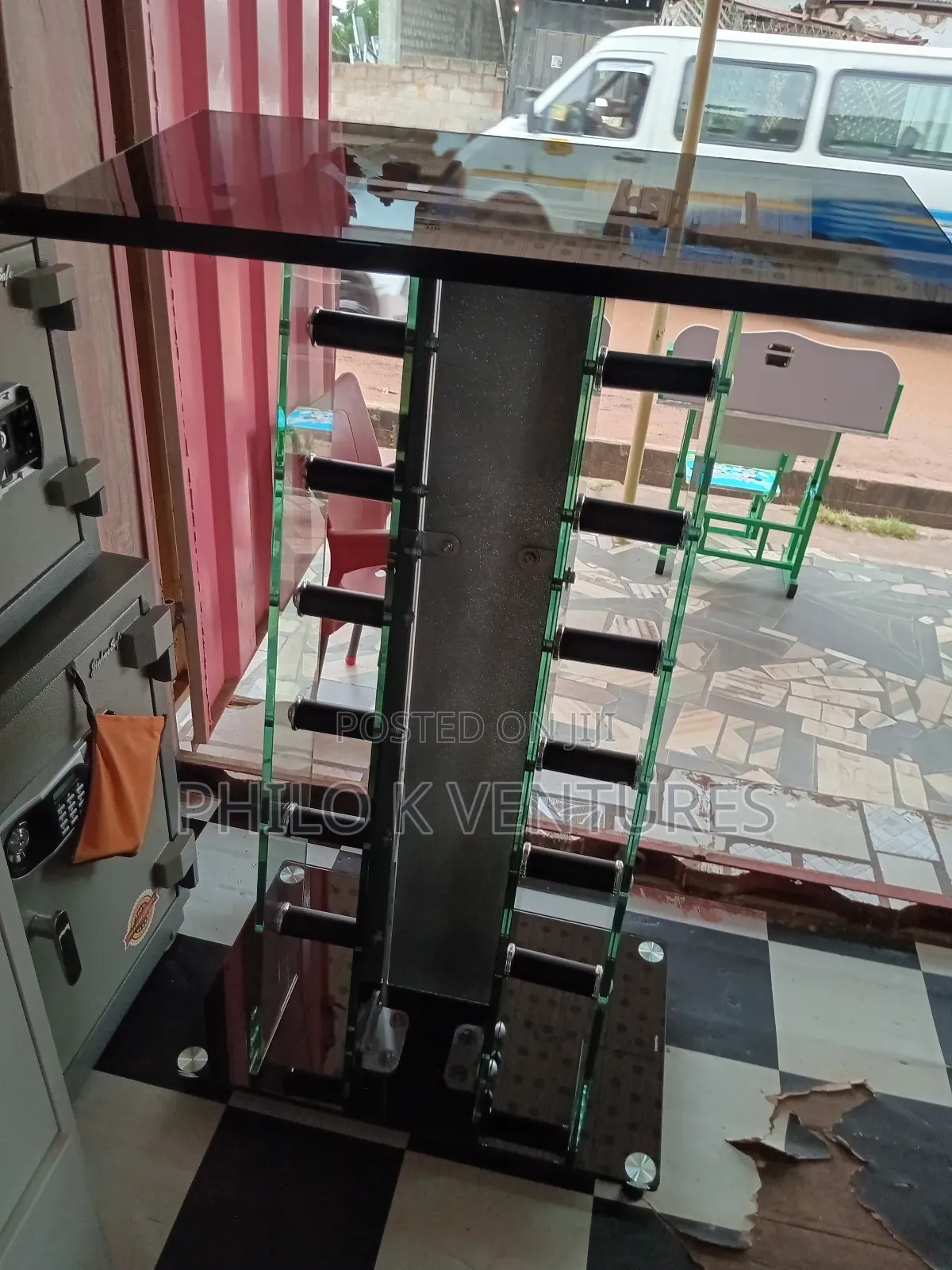 Back of Simple Design Glass Pulpit Is Available Here in Madina ...