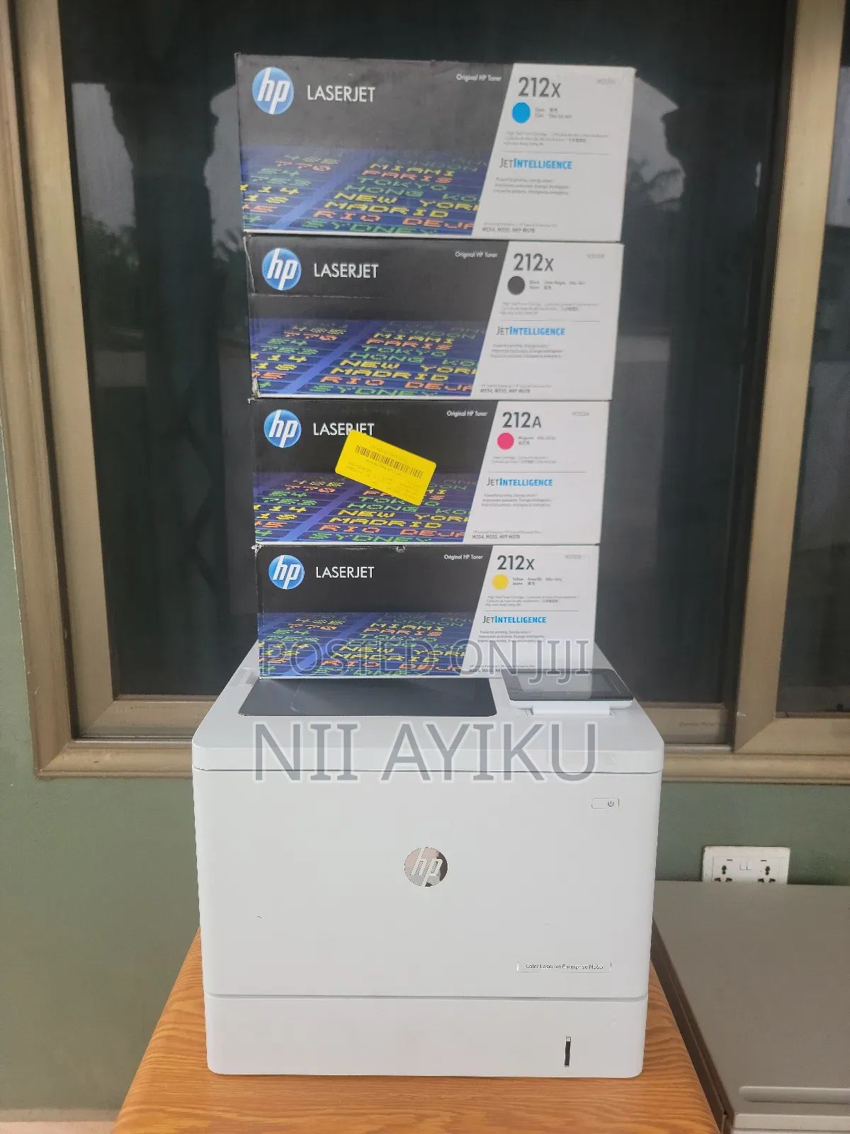 Hp Color Laserjet Enterprise M555 Plus Residual Toners in Spintex ...