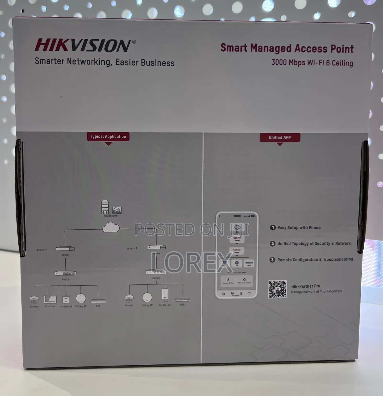 Hikvision Wi-Fi 6 3000m Ceiling Access Point Ds-3wap622e-Si in Kasoa ...