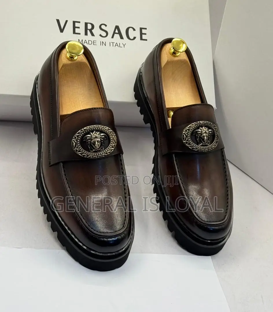 Versace Dark Brown Men Leather Shoe in Accra Metropolitan - Shoes ...