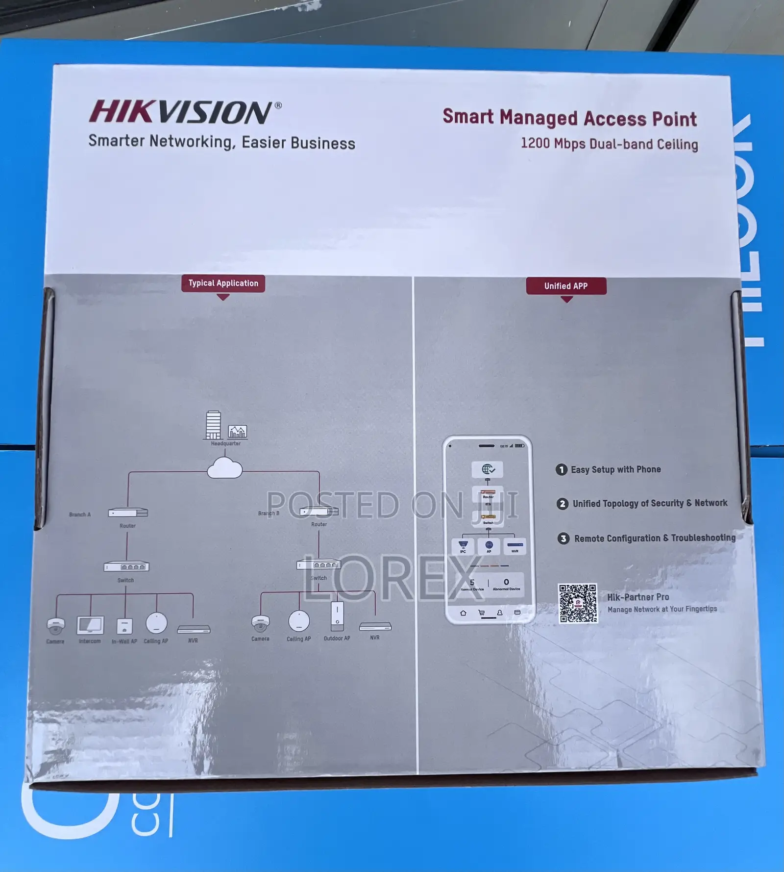 Hikvision Wifi 6 Ceiling Access Point 1200mbps Ds-3wap522-si in Kasoa ...