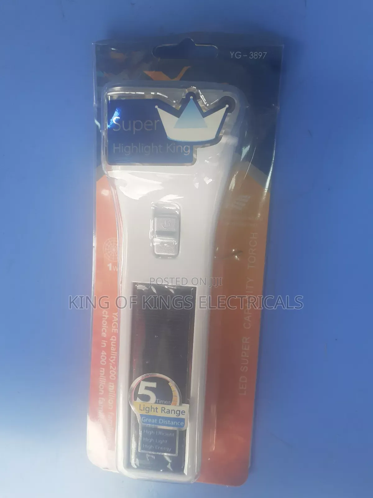 Yage Super Highlight King Led Torch Light – Rechargeable and Solar in ...
