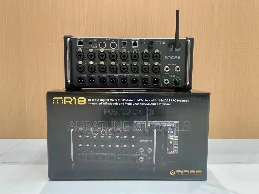 Midas Mr18 18-Channel Tablet-Controlled Digital Mixer in Accra ...