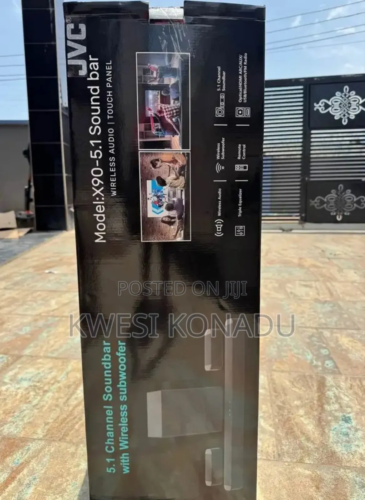 JVC 2025 Deep Bass X90 Wireless 5.1 Channel Soundbar in Achimota ...