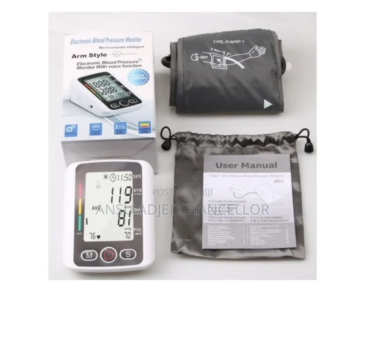 Automatic Blood Pressure Monitor in Tema Metropolitan - Measuring ...