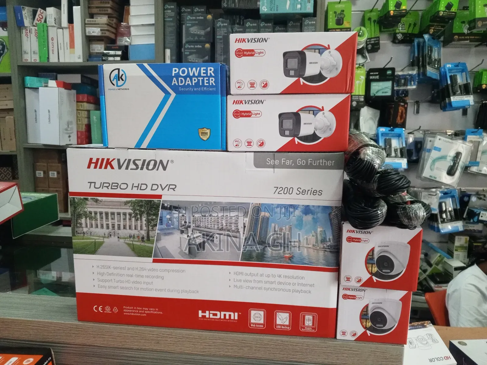 Hikvision 4ch Color With Audio CCTV Complete Kit in Lapaz - Security ...