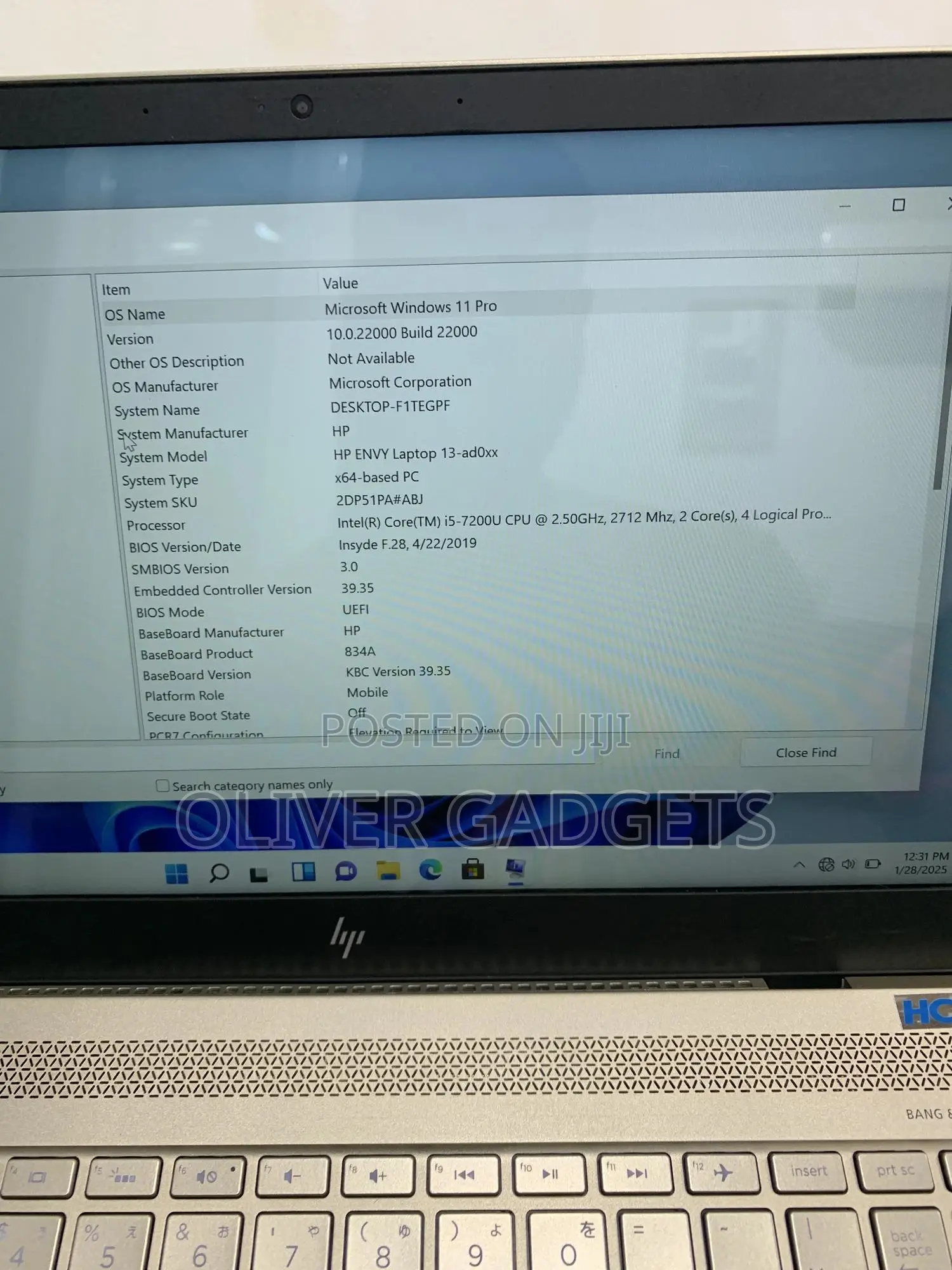 Laptop HP Envy 13 8GB Intel Core I5 SSD 512GB in Kokomlemle - Laptops ...