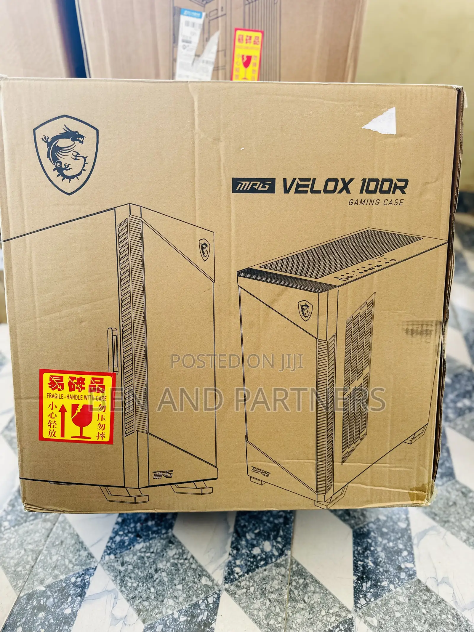 Msi Mpg Velox 100r Black - Mid-tower Gaming Pc Case in Ga West ...