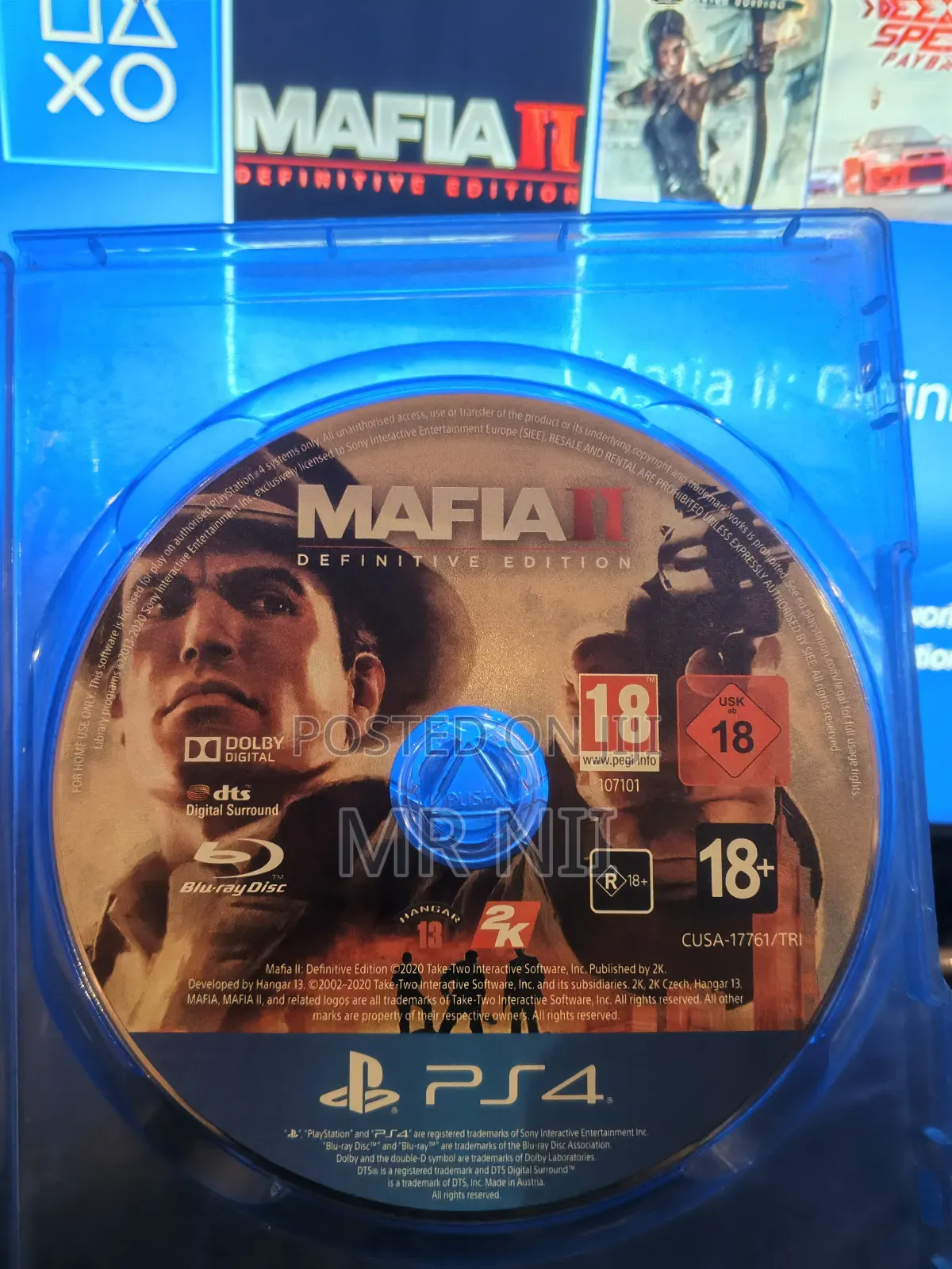 Mafia Ii Definitive Edition Ps4 Game Disc in Teshie - Video Games, Mr ...