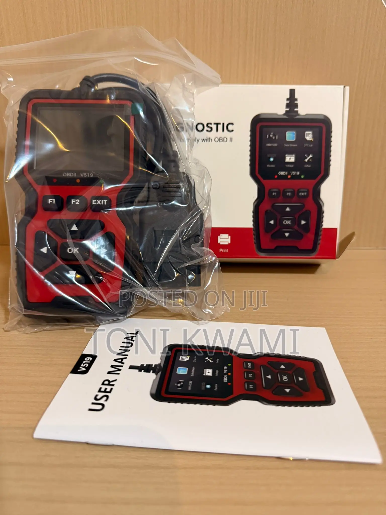 V519 Obd2 Code Reader – Check Engine Light Fault Code Scanner in ...