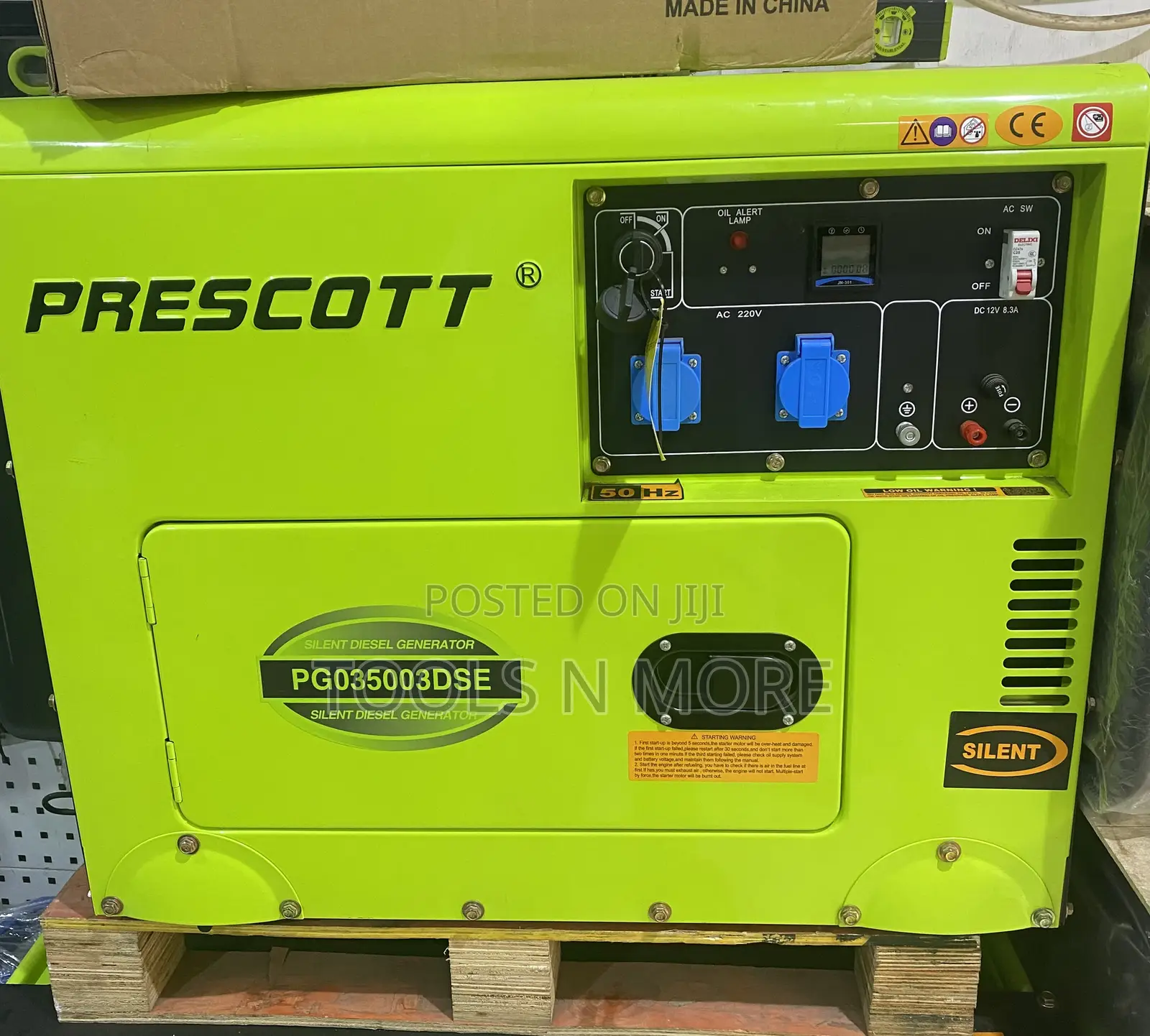 Prescott Silent Diesel Generator 5.0kw ( Single Phase) in Accra ...