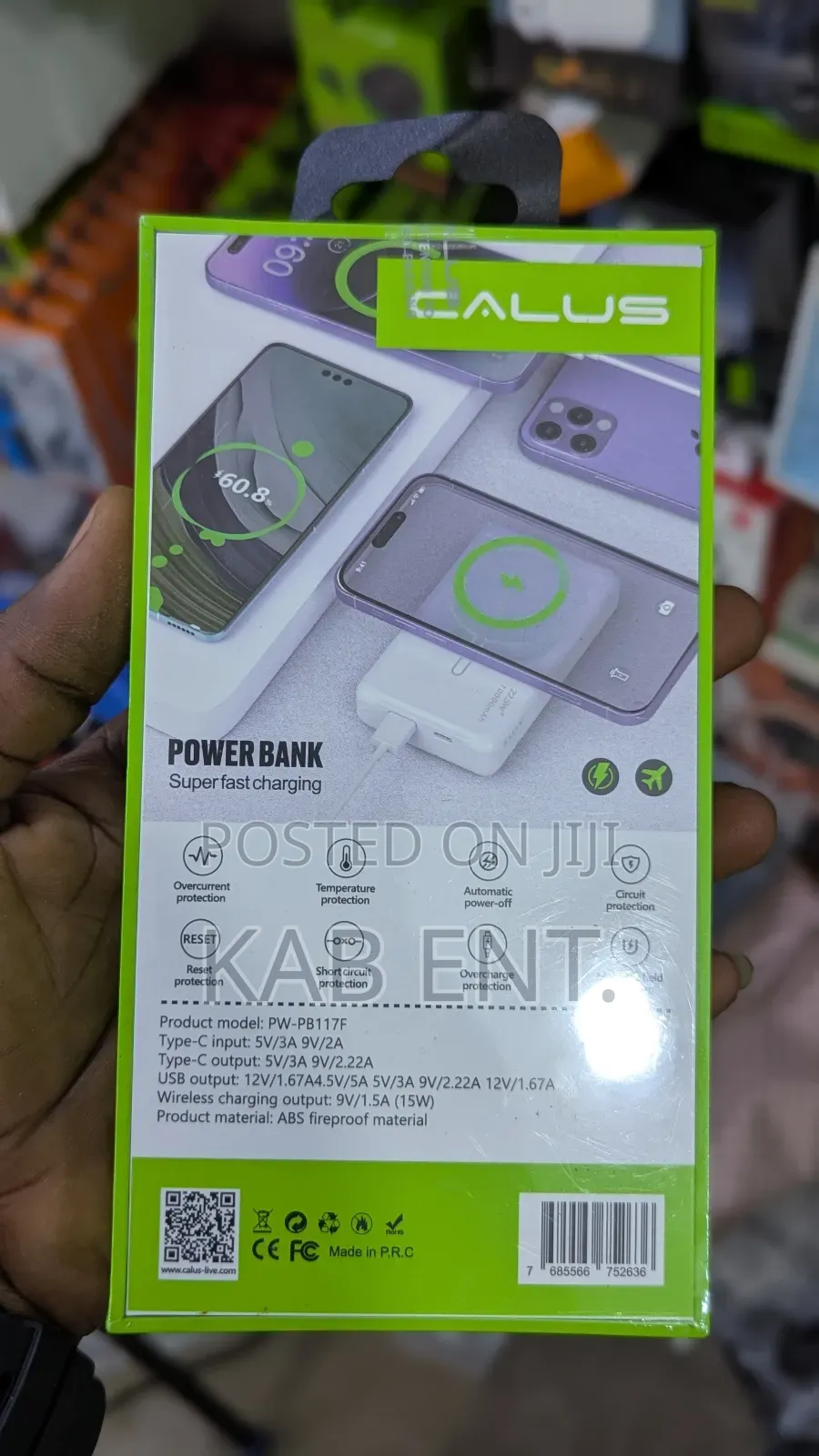 Calus Wireless Powerbank With Strong Magnetic Attraction 10000mah in ...