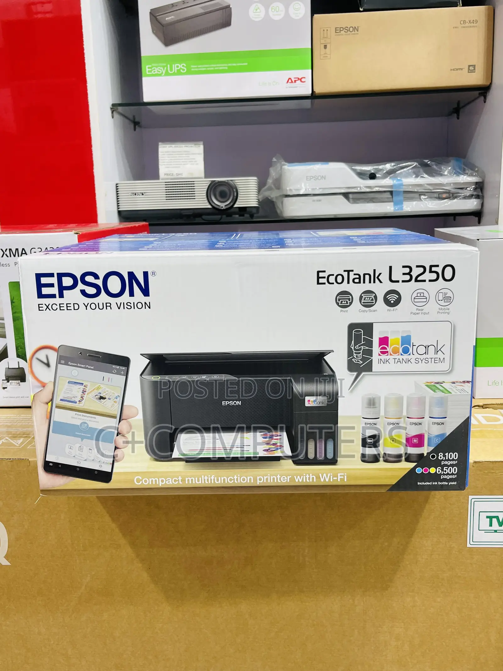 Epson Ecotank L3250 3-in-1 Inkjet Printer (Print, Scan, Copy) in ...