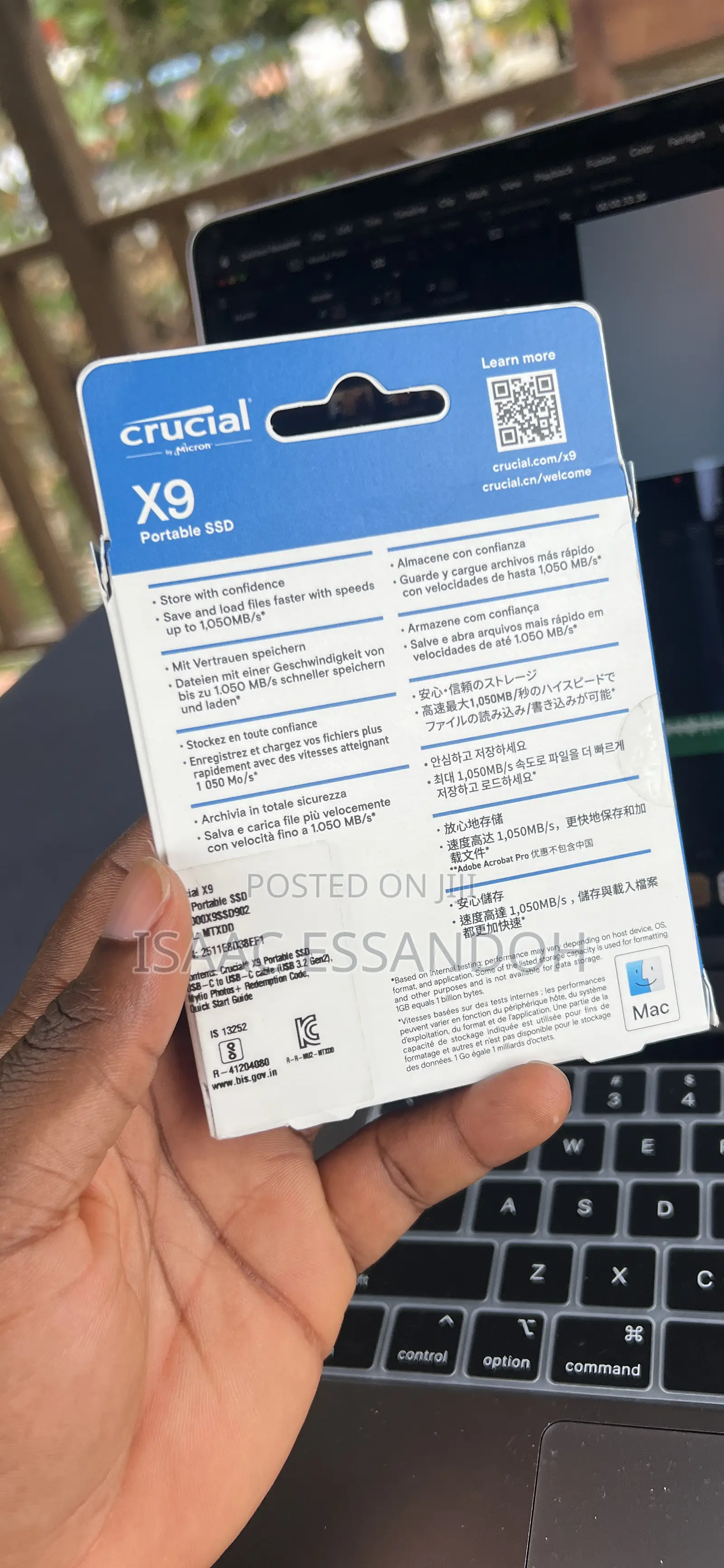 1tb Crucial X9 External SSD in Cape Coast Metropolitan - Computer ...