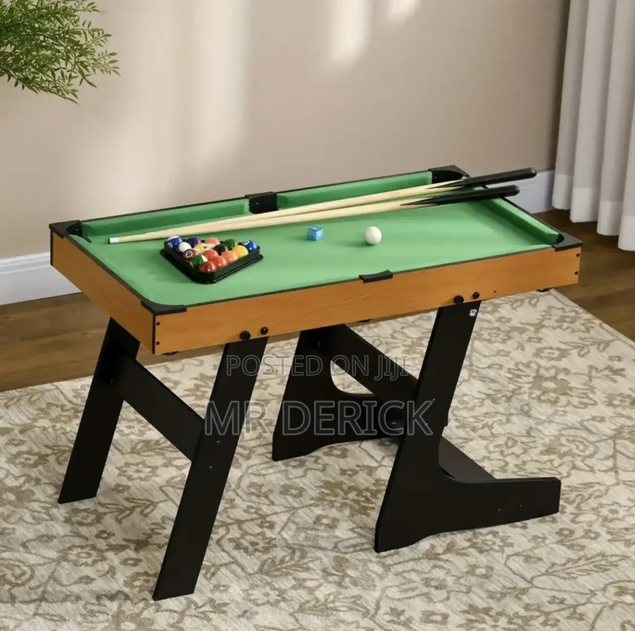 Soozier Mini Foldable Pool / Snooker Table Includes All Accessories! in ...