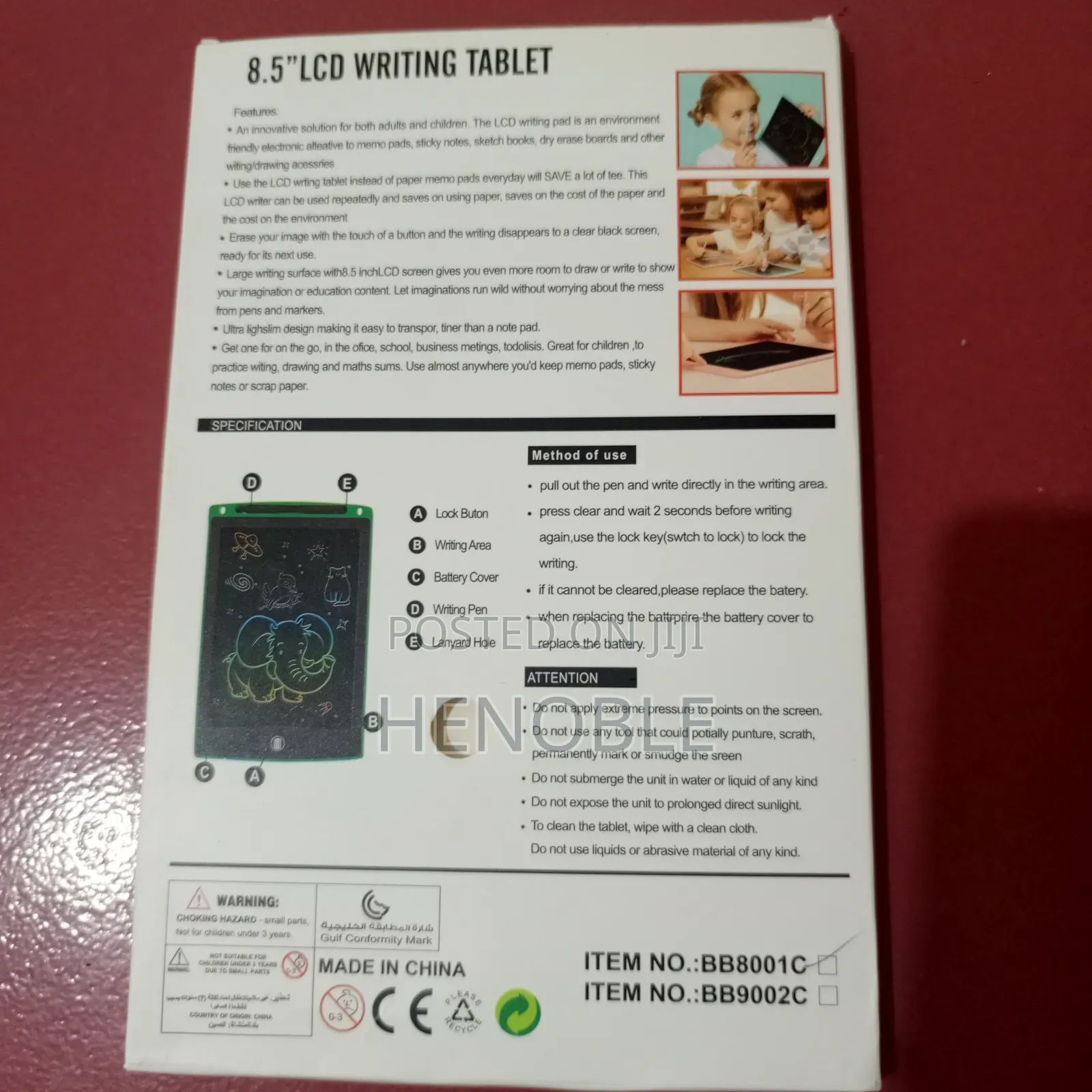 Smart LCD Writing Tablet 8.5" in Accra Metropolitan - Toys, Games ...