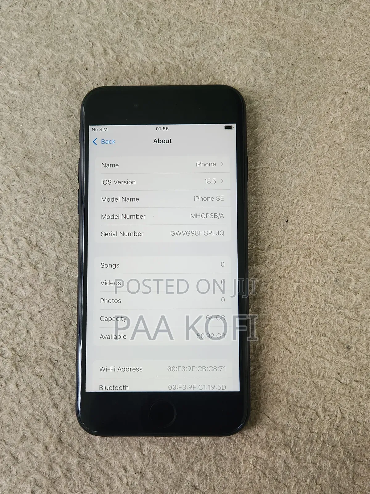 Apple iPhone SE (2020) 64 GB Black in Airport Residential Area - Mobile ...